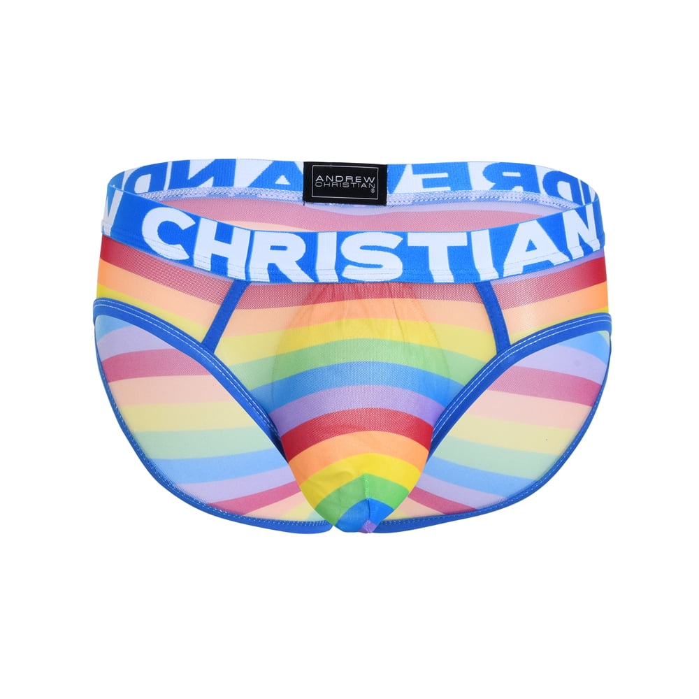 Andrew Christian Pride Sheer Mesh Brief - Walmart.com