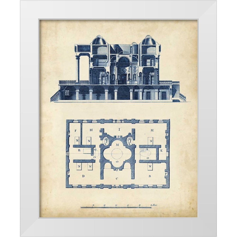 Andrew Cook George 12x14 White Modern Wood Framed Museum Art Print ...