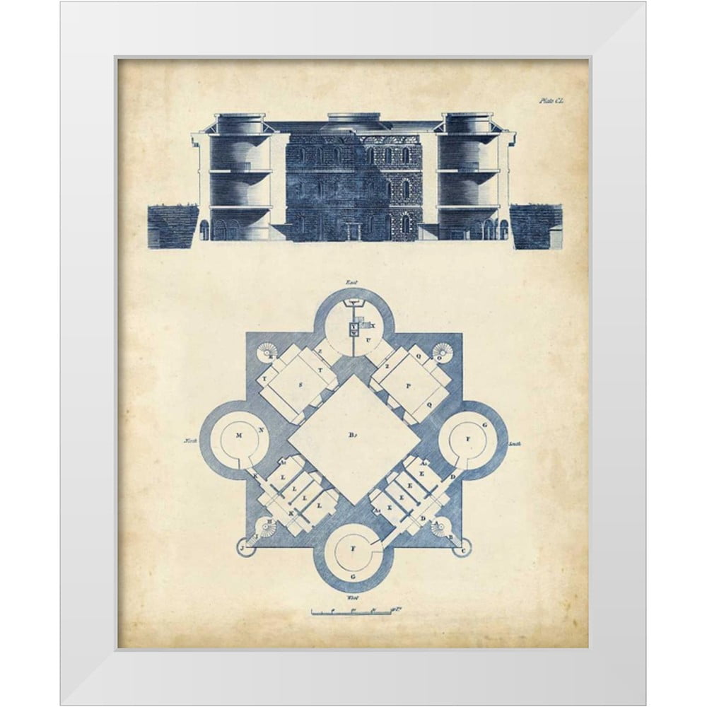 Andrew Cook George 12x14 White Modern Wood Framed Museum Art Print ...