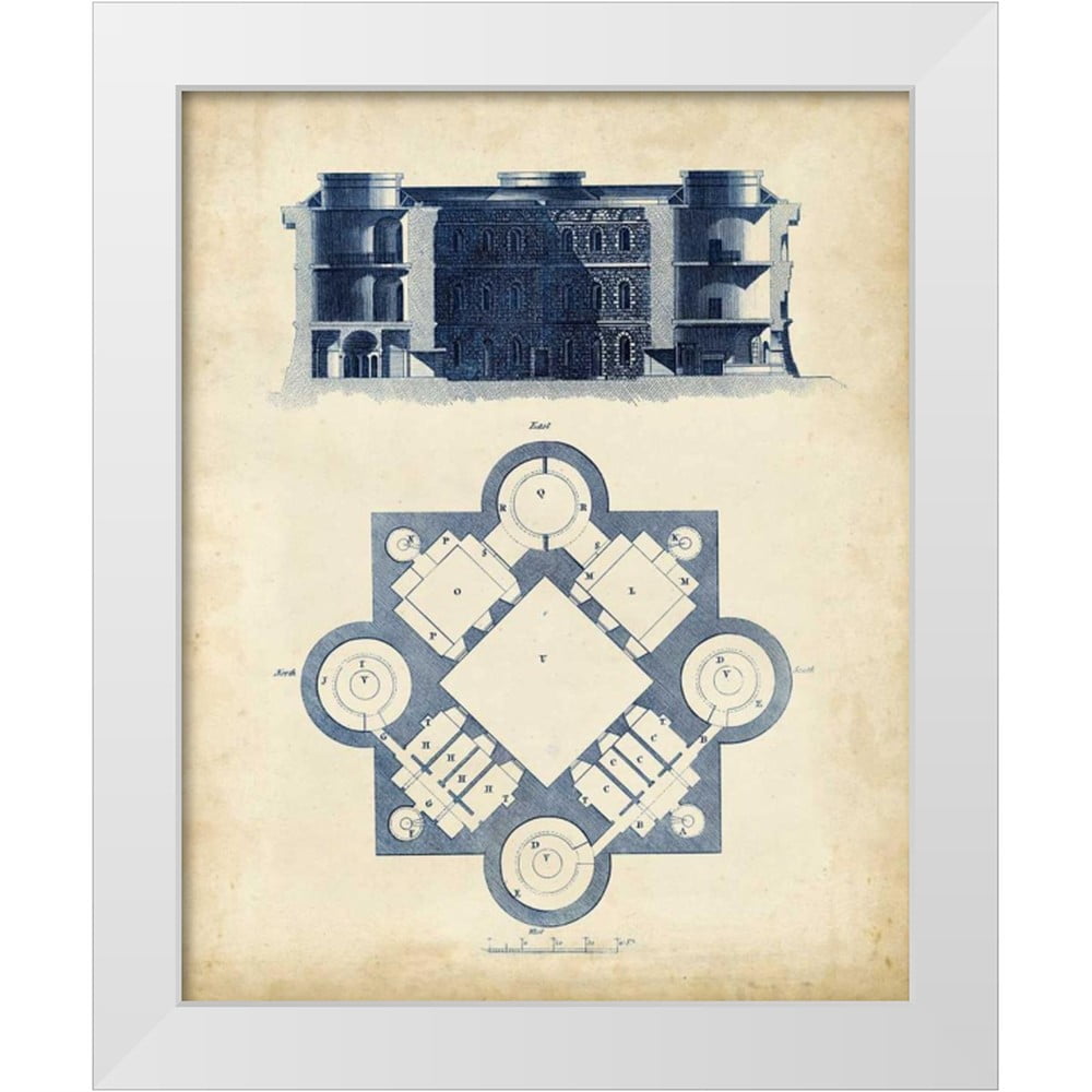 Andrew Cook George 20x24 White Modern Wood Framed Museum Art Print ...