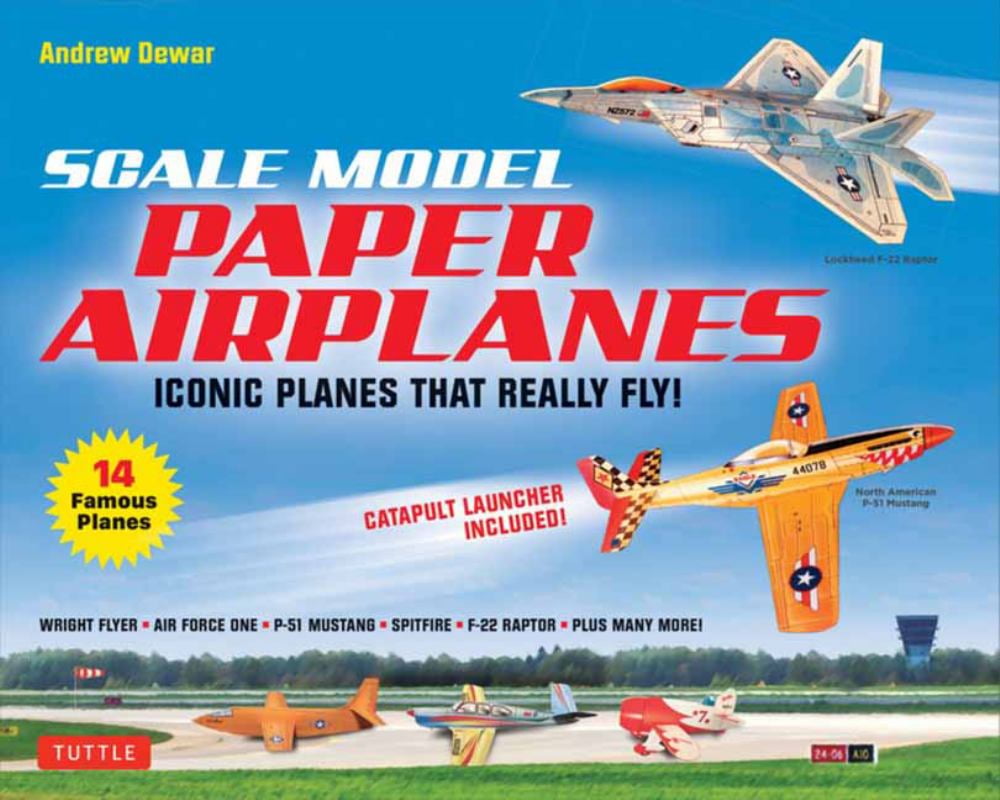 Andrew Dewar: Scale Model Paper Airplanes Kit: Iconic Planes That ...
