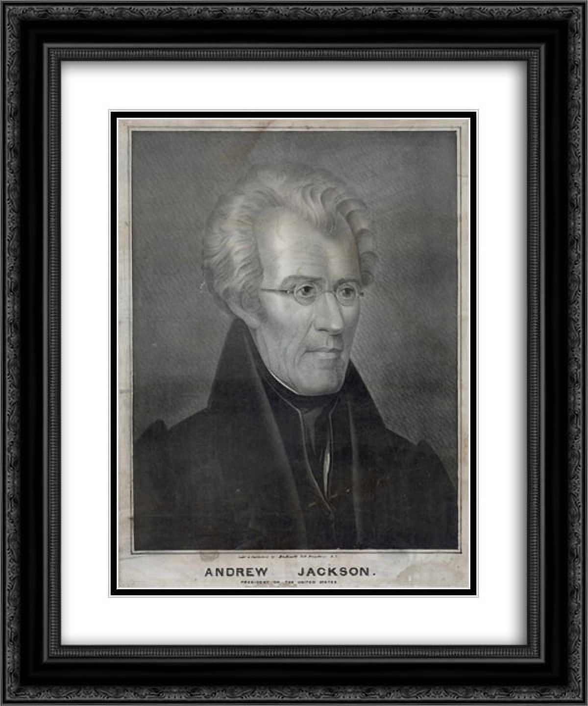 Andrew Jackson, President of the United States 20x24 Double Matted ...