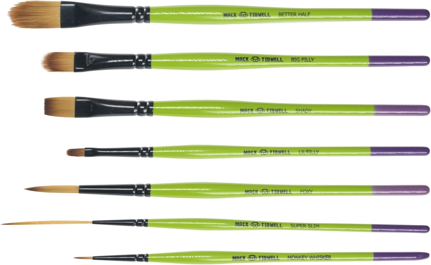 Andrew Mack/Sarah and Jeral Tidwell Monster Stix 7 Brush Set - Walmart.com