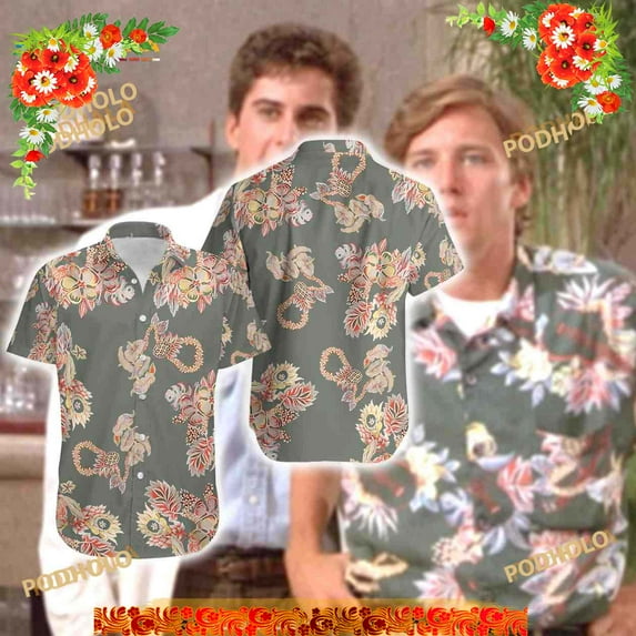 Andrew McCarthy in Weekend at Bernies Funny Hawaiian Shirt - Walmart.com