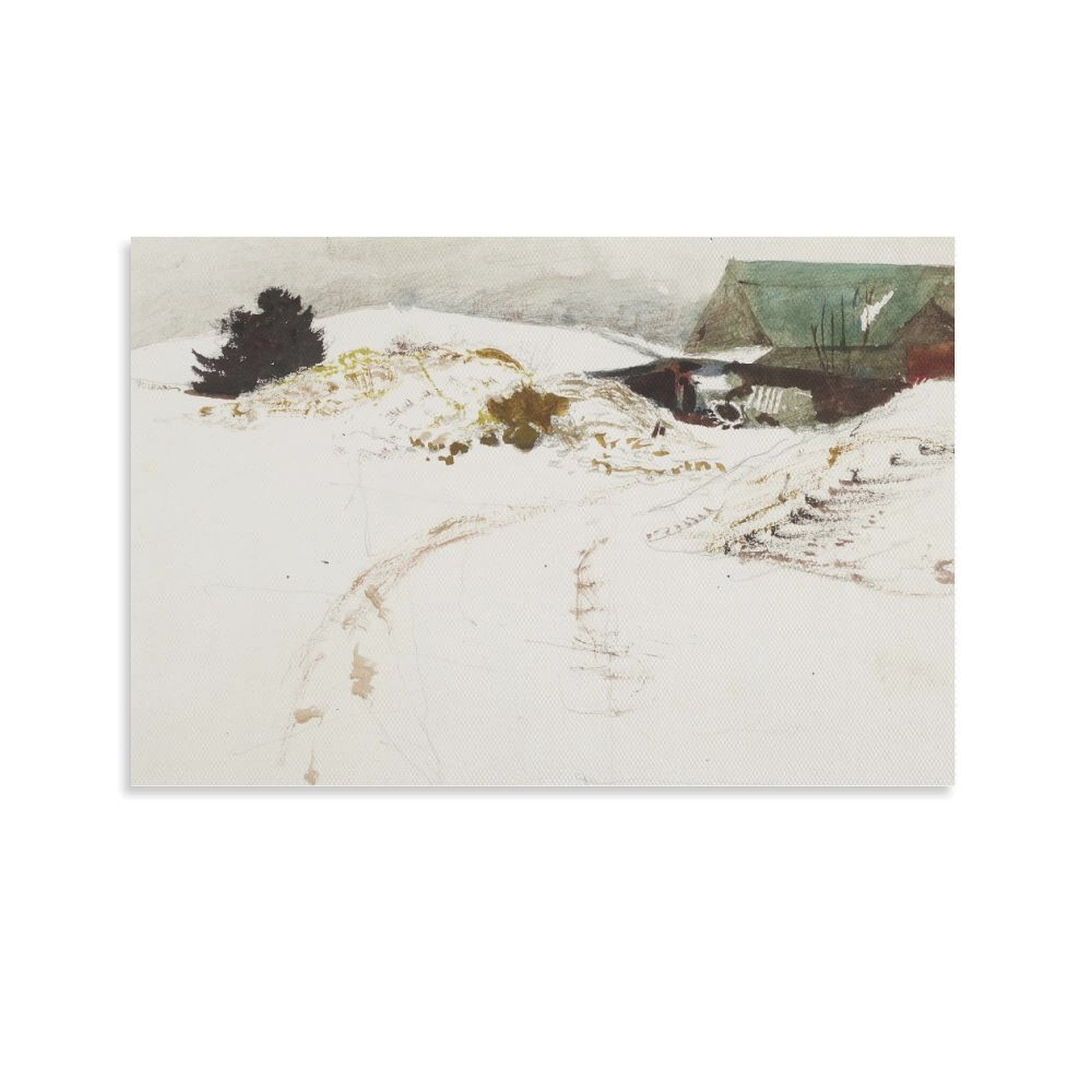 Andrew Newell Wyeth Was An American Visual Artist ，A Double-Sided Work ...