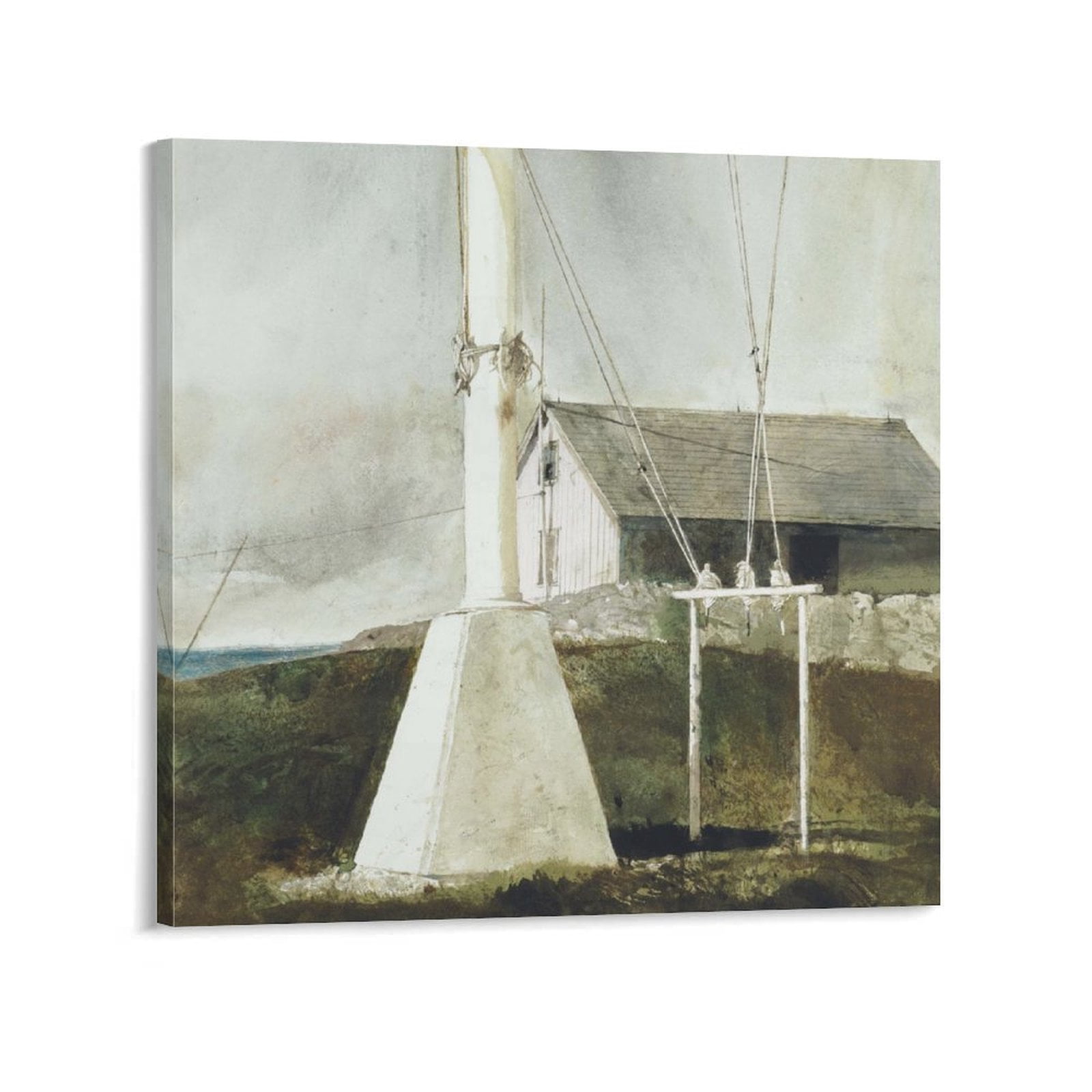 Andrew Newell Wyeth Was An American Visual Artist ，Halyards，Abstract ...