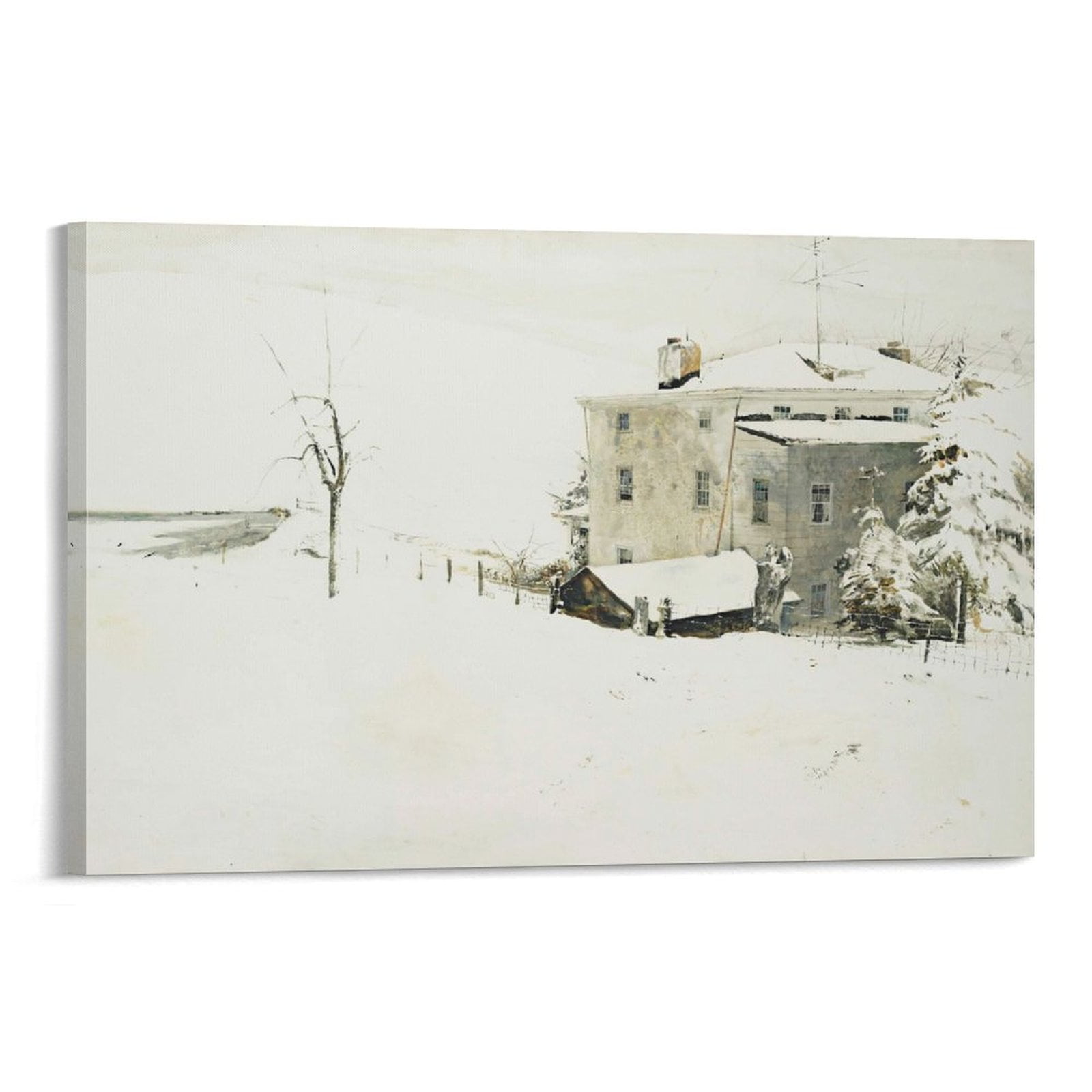 Andrew Newell Wyeth Was An American Visual Artist ，Heavy Snow，Abstract ...