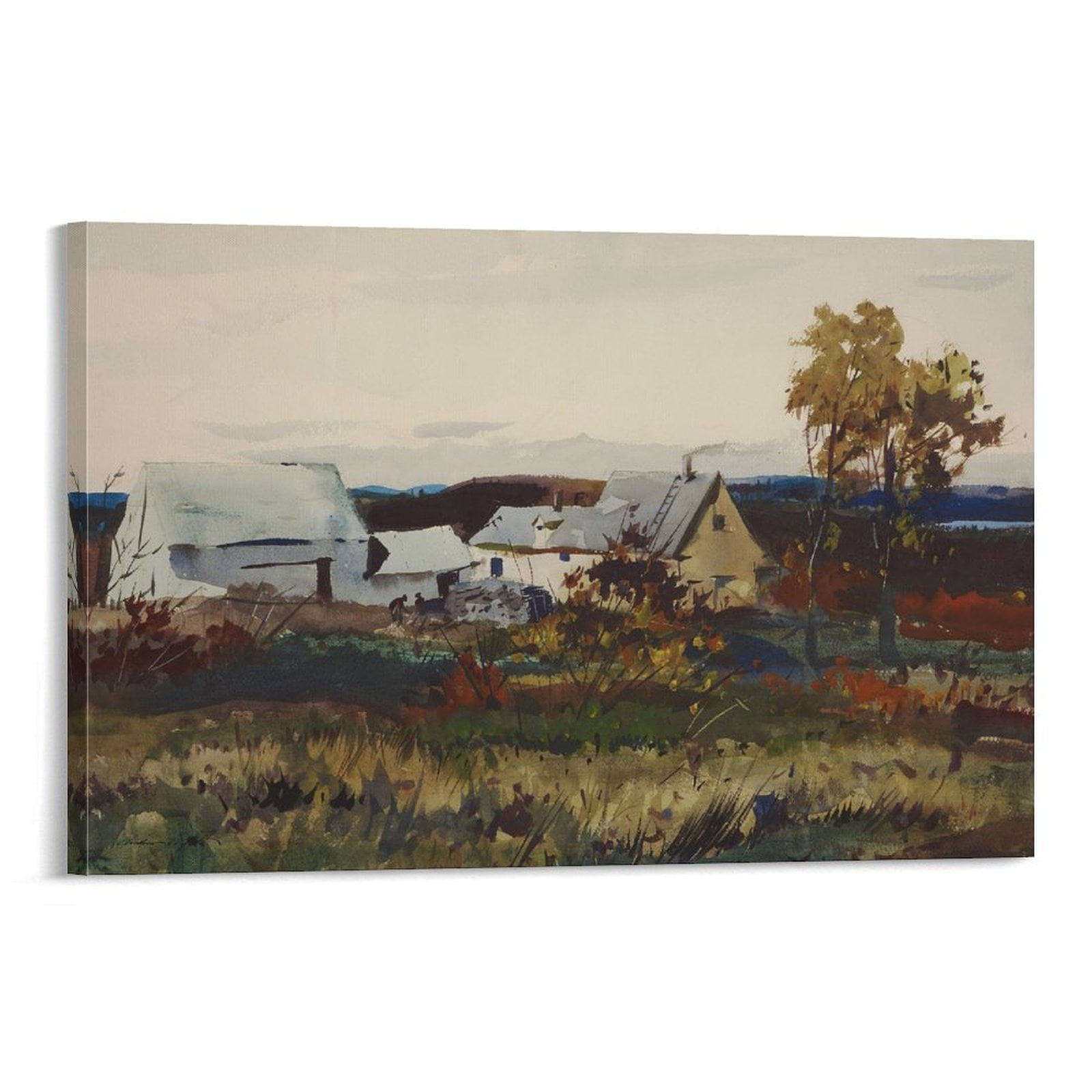 Andrew Newell Wyeth Was An American Visual Artist ，Hill Farm，Abstract ...