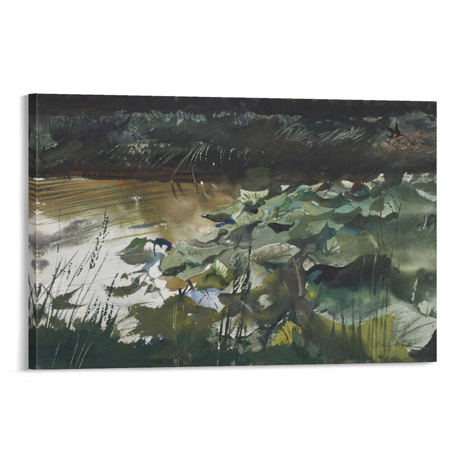 Andrew Newell Wyeth Was An American Visual Artist ，Lily Pads，Abstract ...