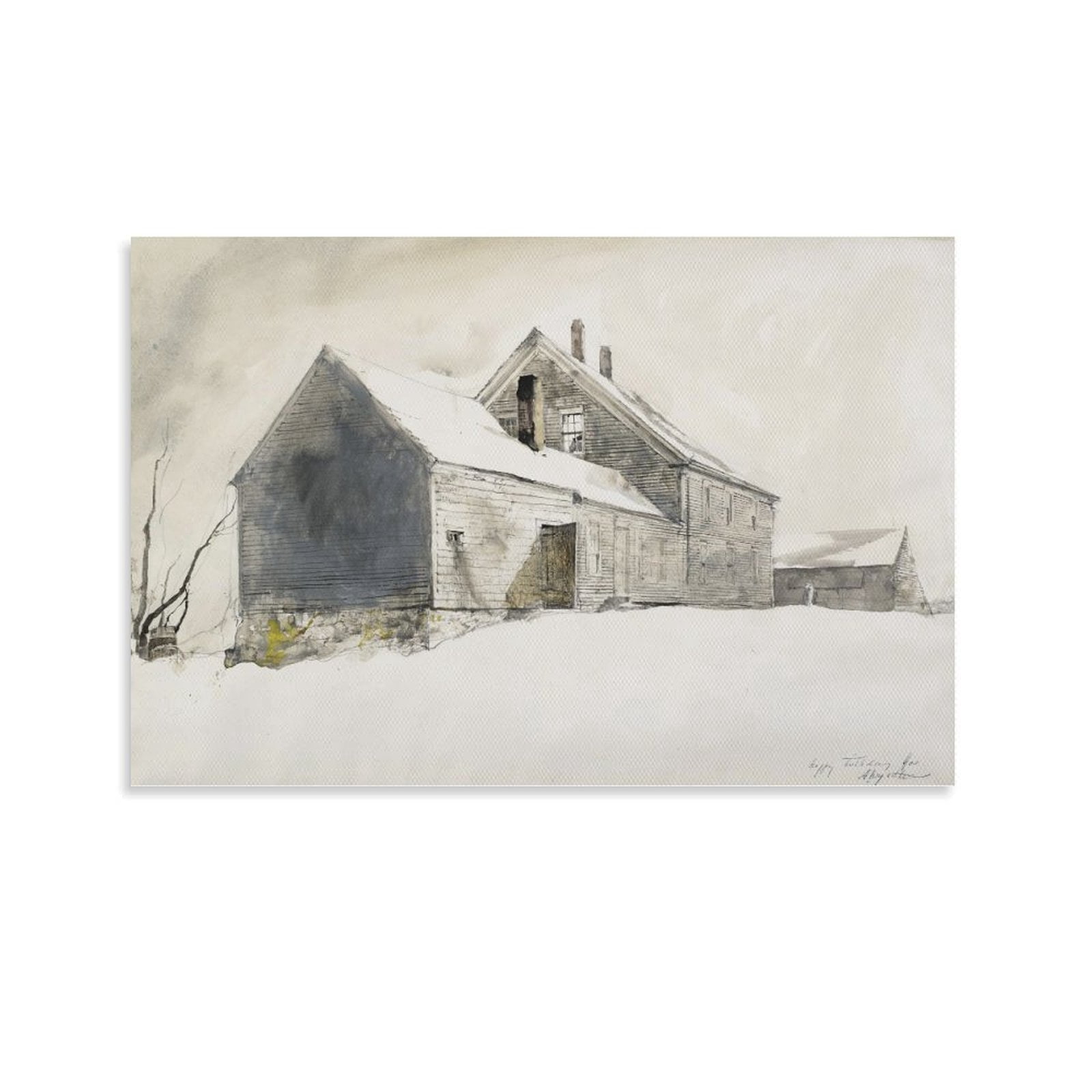 Andrew Newell Wyeth Was An American Visual Artist ，Olsons in The Snow ...