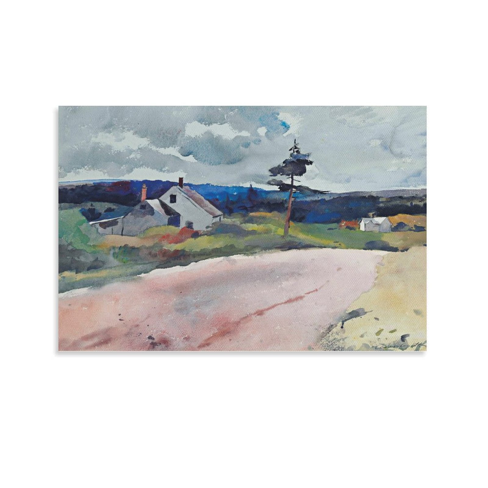 Andrew Newell Wyeth Was An American Visual Artist ，On The Glenmere Road ...