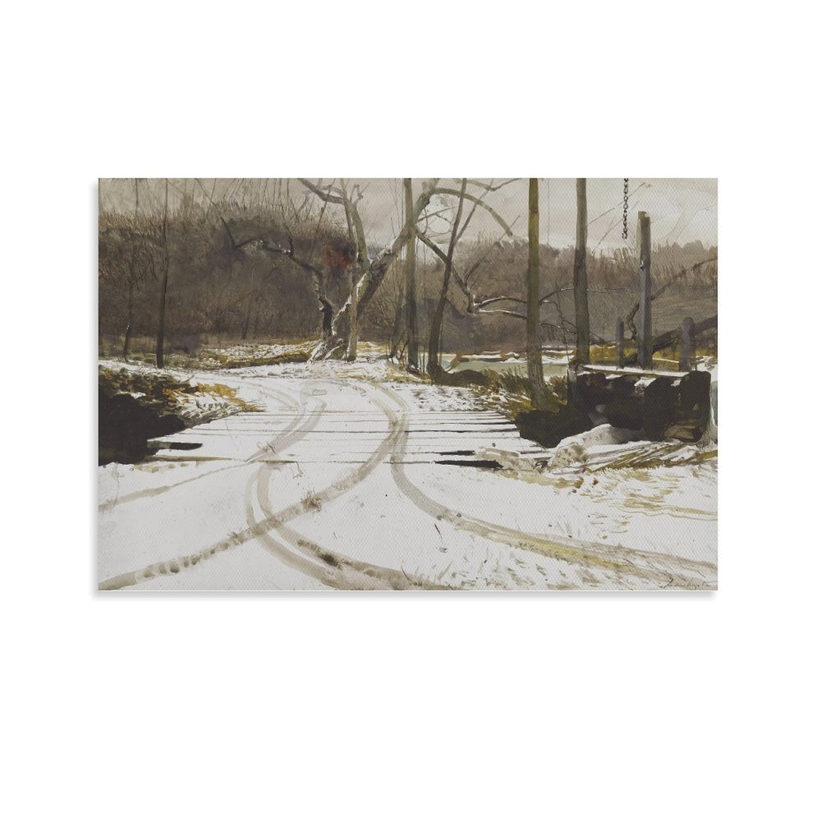 Andrew Newell Wyeth Was An American Visual Artist ，Race Bridge，Abstract ...