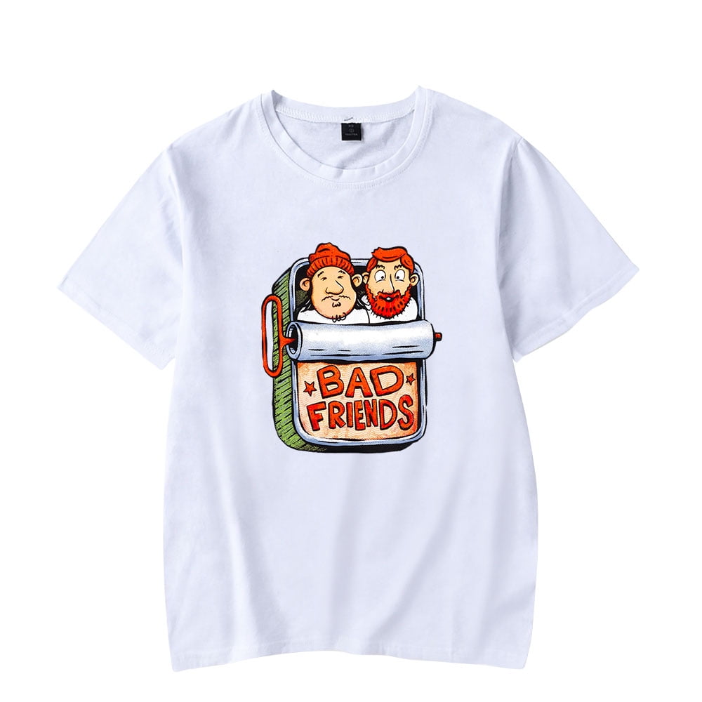 Andrew Santino Bad Friends T-Shirt Merch Women/Men Unisex Summer Short ...