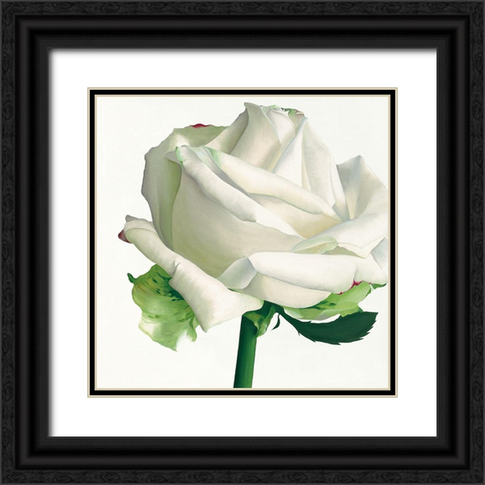 Andrew, Stephanie 26x26 Black Ornate Wood Framed with Double Matting ...