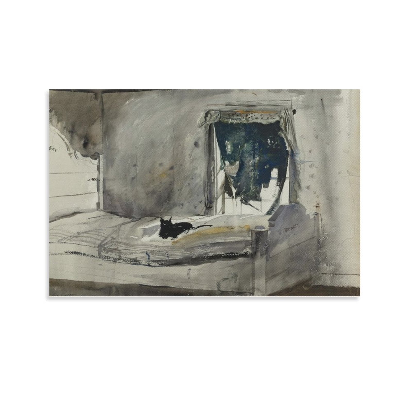Andrew Wyeth Christina's Bedroom Painting Art Poster Gifts Canvas ...