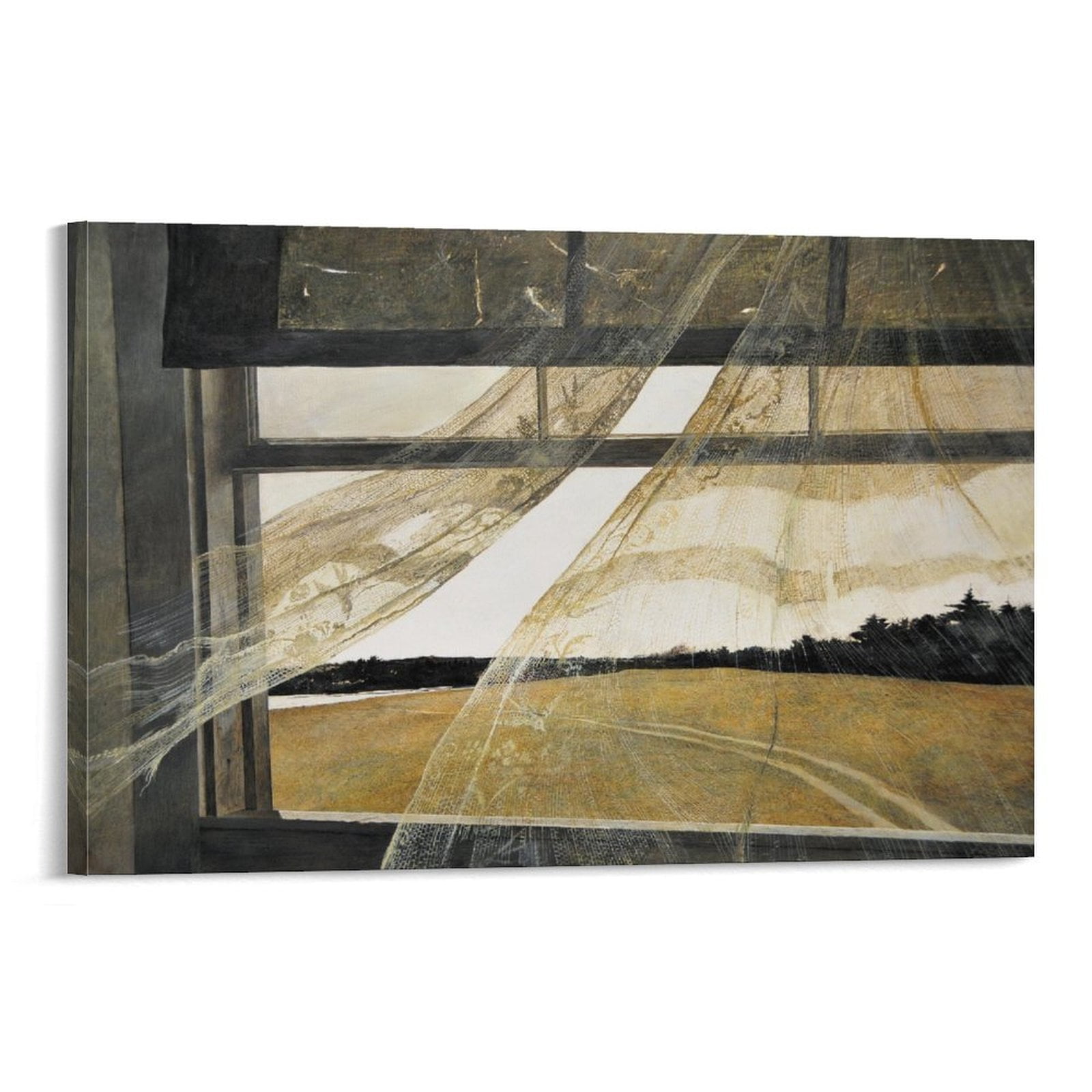 Andrew Wyeth Painting Wind From The Sea Poster Gifts Canvas Painting ...