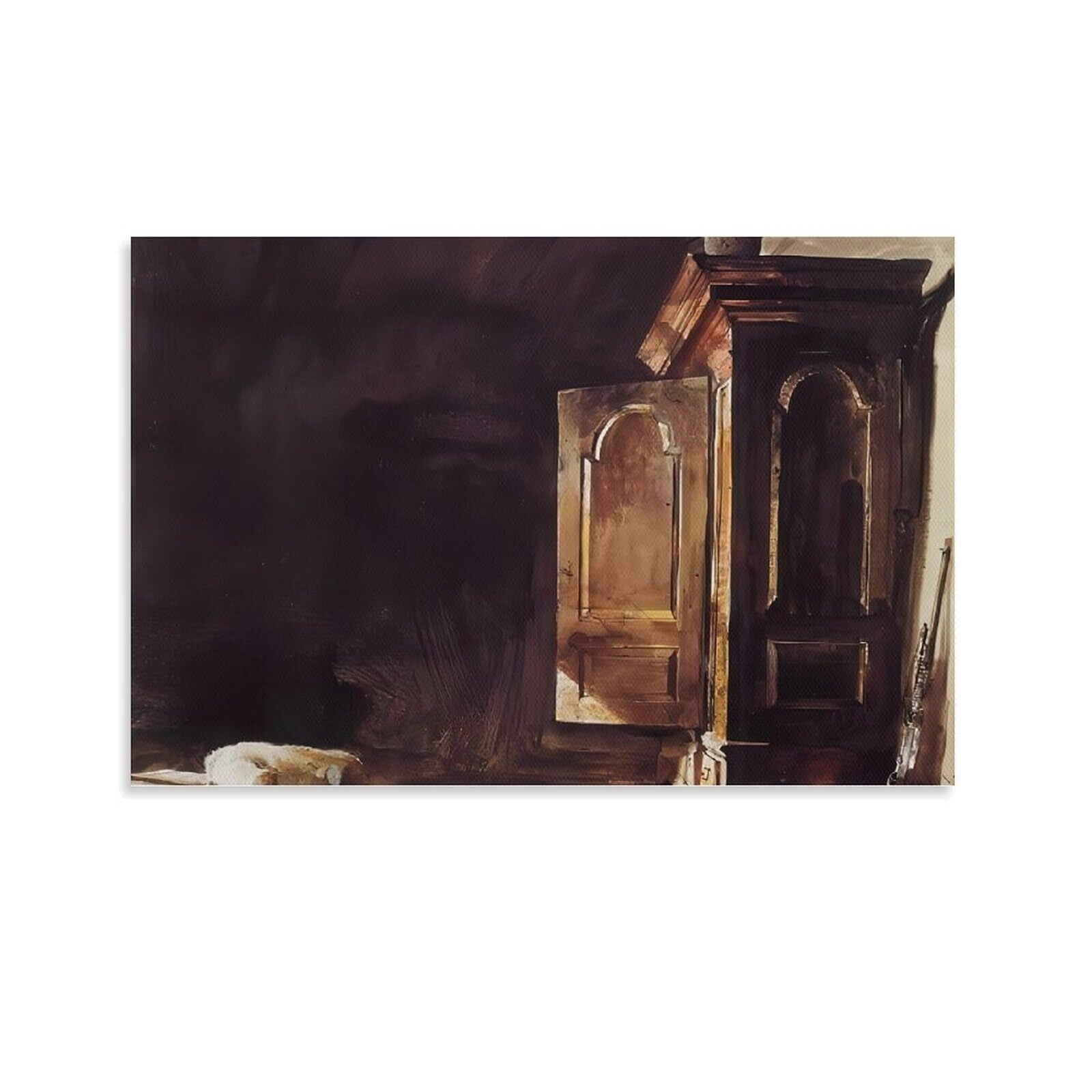 Andrew Wyeth Poster The Kass Poster Canvas Wall Art Painting Poster For ...