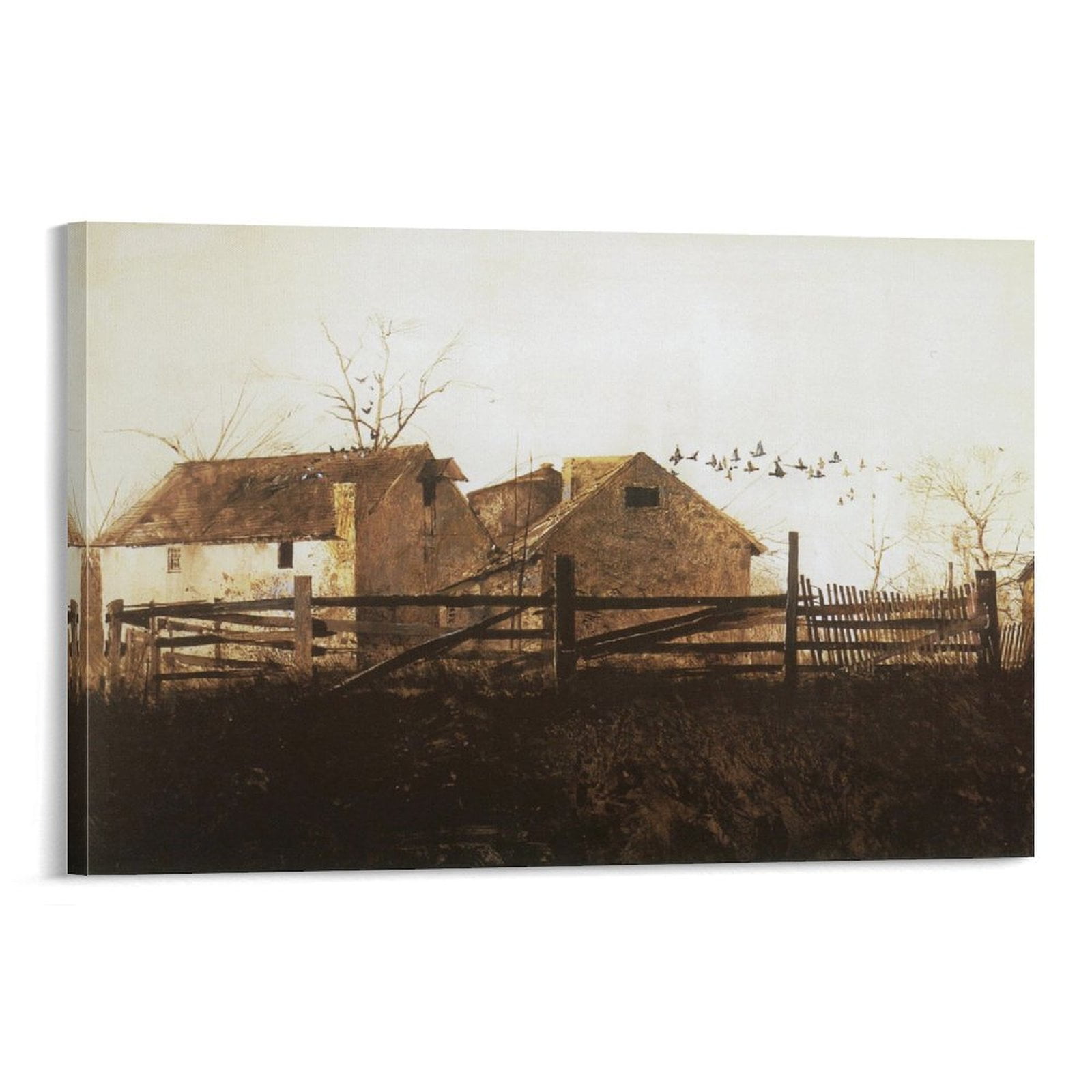 Andrew Wyeth Poster Print The Mill by Andrew Wyeth Paintings Canvas Art ...