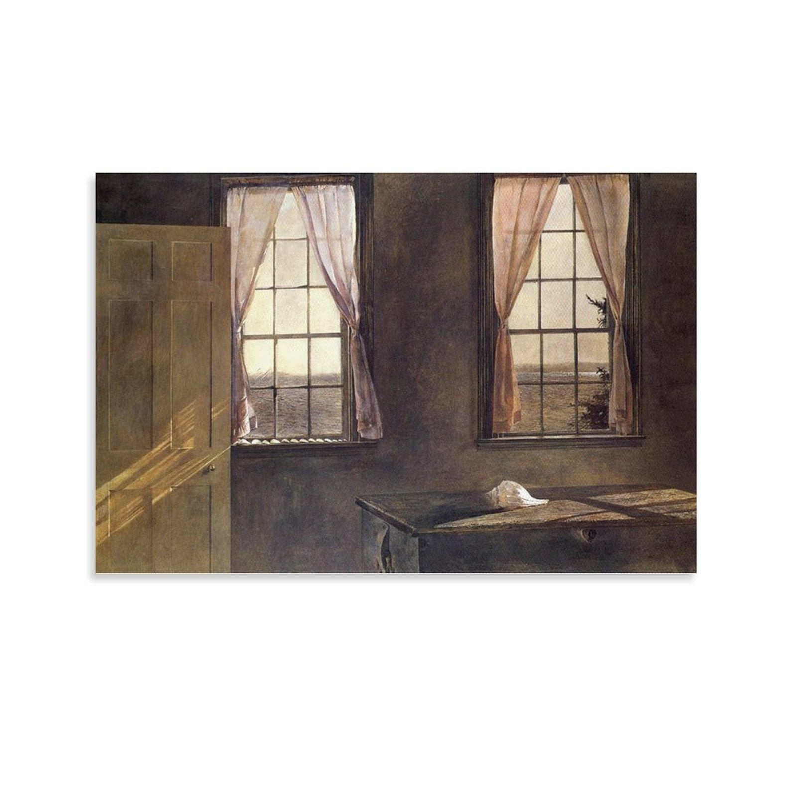 Andrew Wyeth Poster Print Her Room by Andrew Wyeth Paintings Canvas Art ...