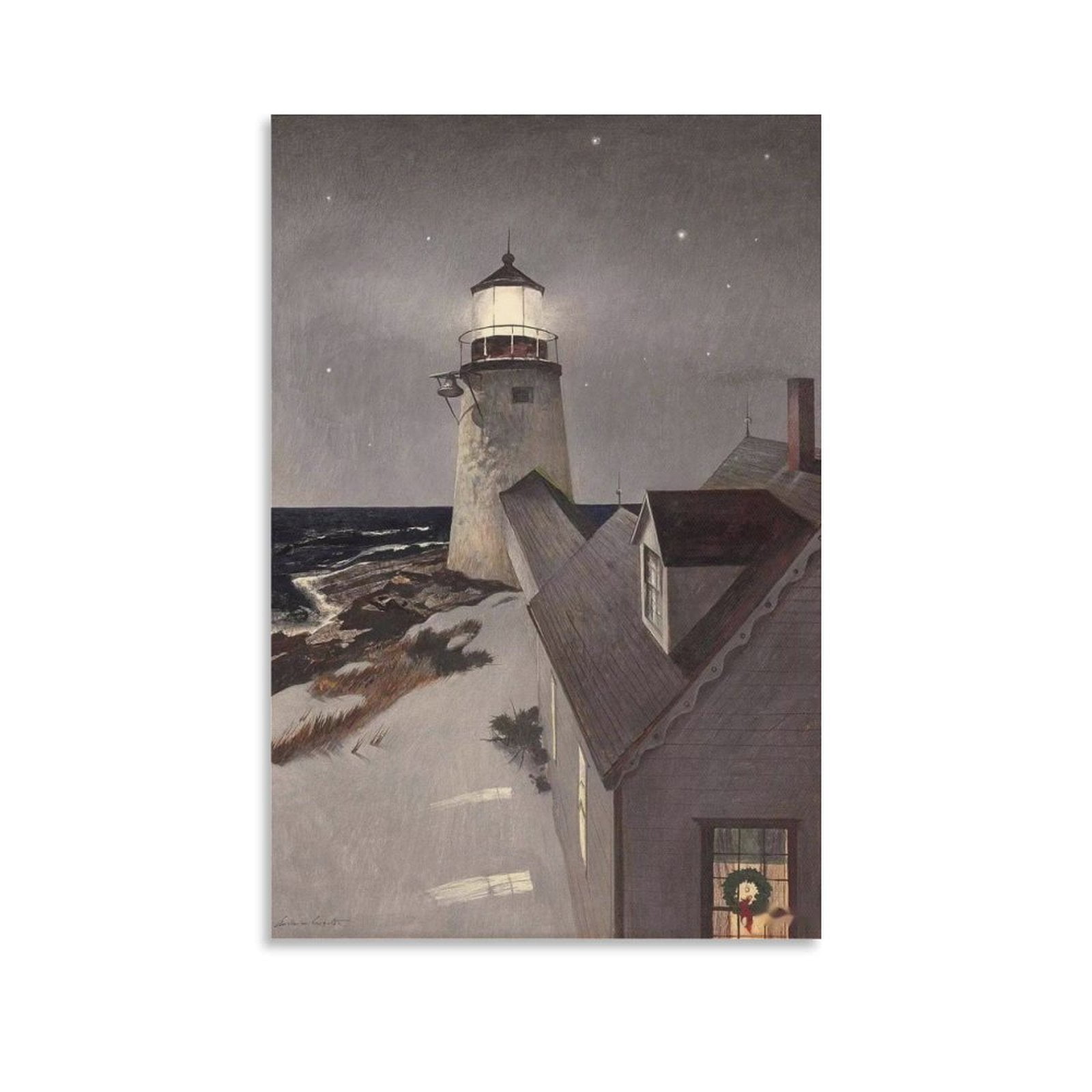 Andrew Wyeth Poster Print Snowy Morning by Andrew Wyeth Paintings ...