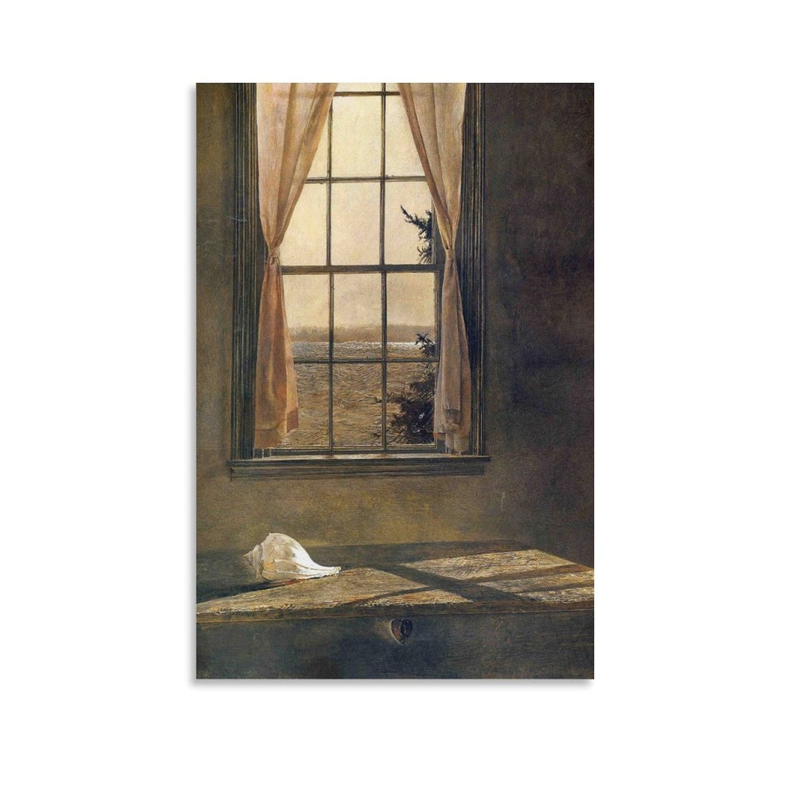 Andrew Wyeth Print Painting Her Room Print Photo Art Painting Canvas ...