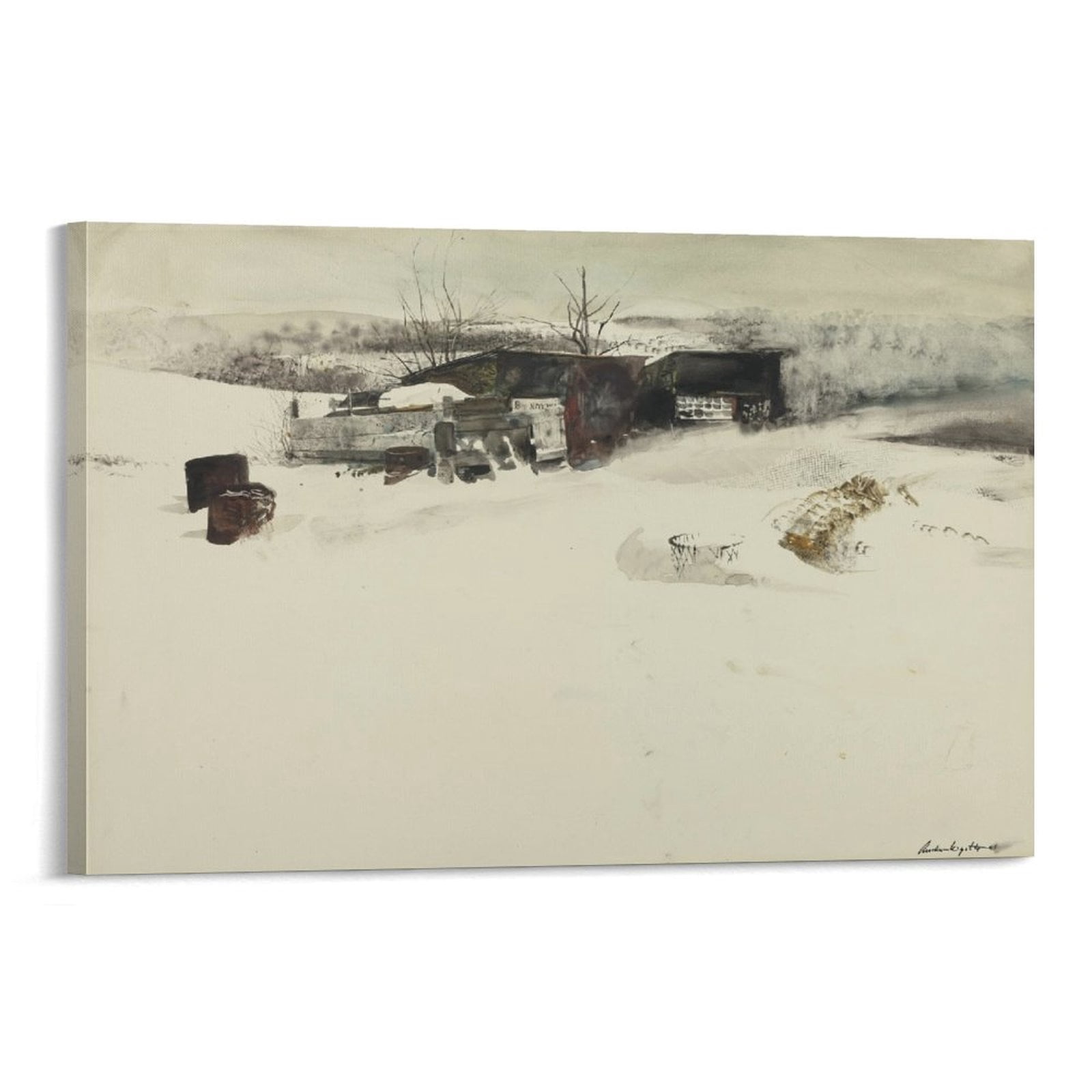 Andrew Wyeth Print Painting The Sheds Poster Room Aesthetic Poster ...