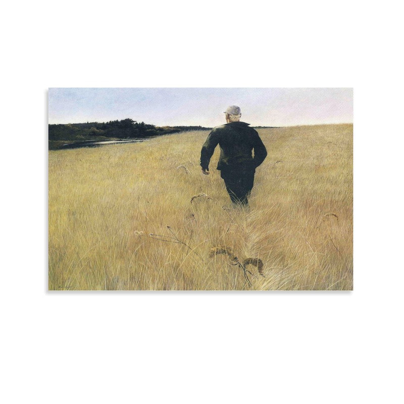 Andrew Wyeth Print Painting Turkey Pond Art Poster Canvas Painting ...