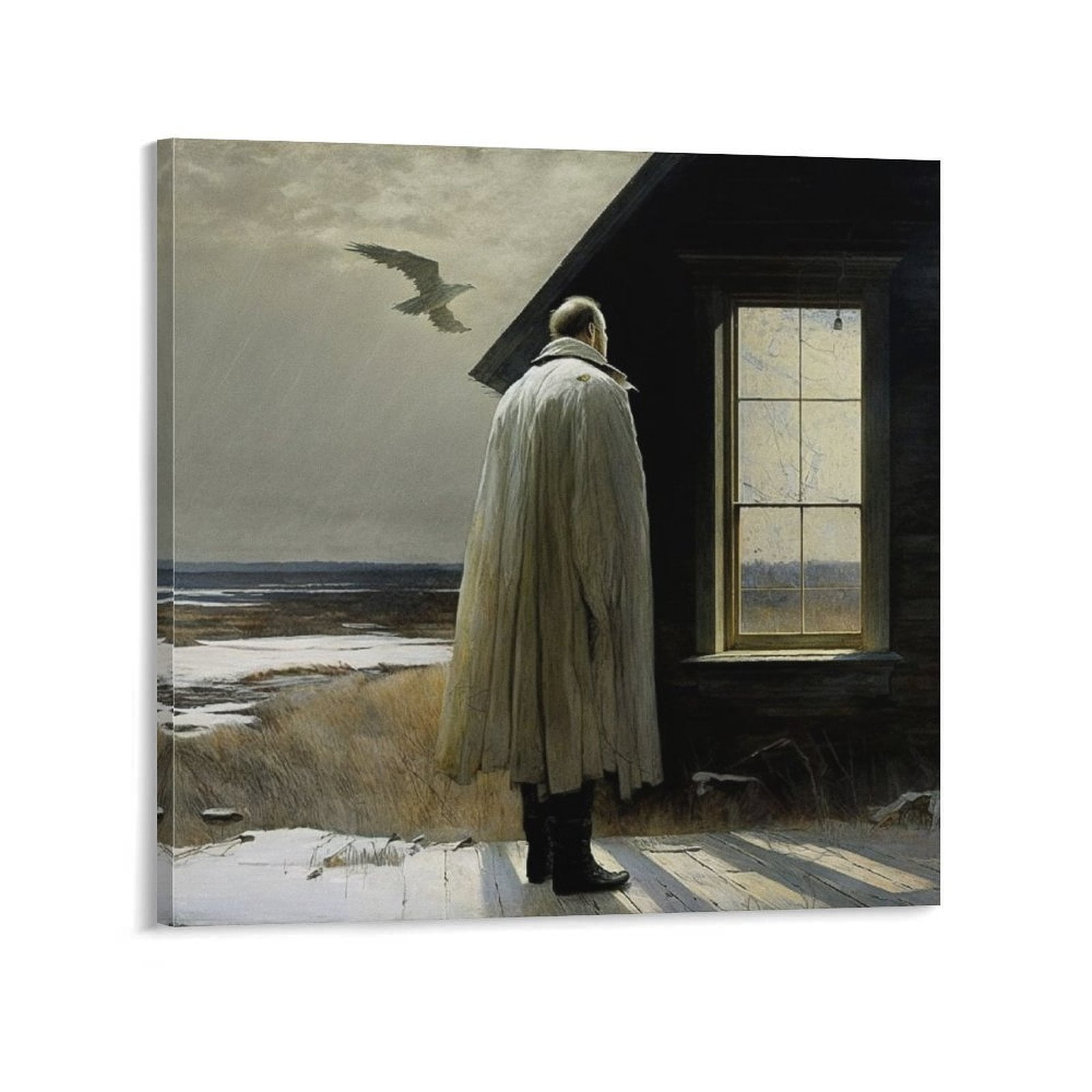 Andrew Wyeth Prints Paintings Chernobog by Andrew Wyeth Poster Canvas ...