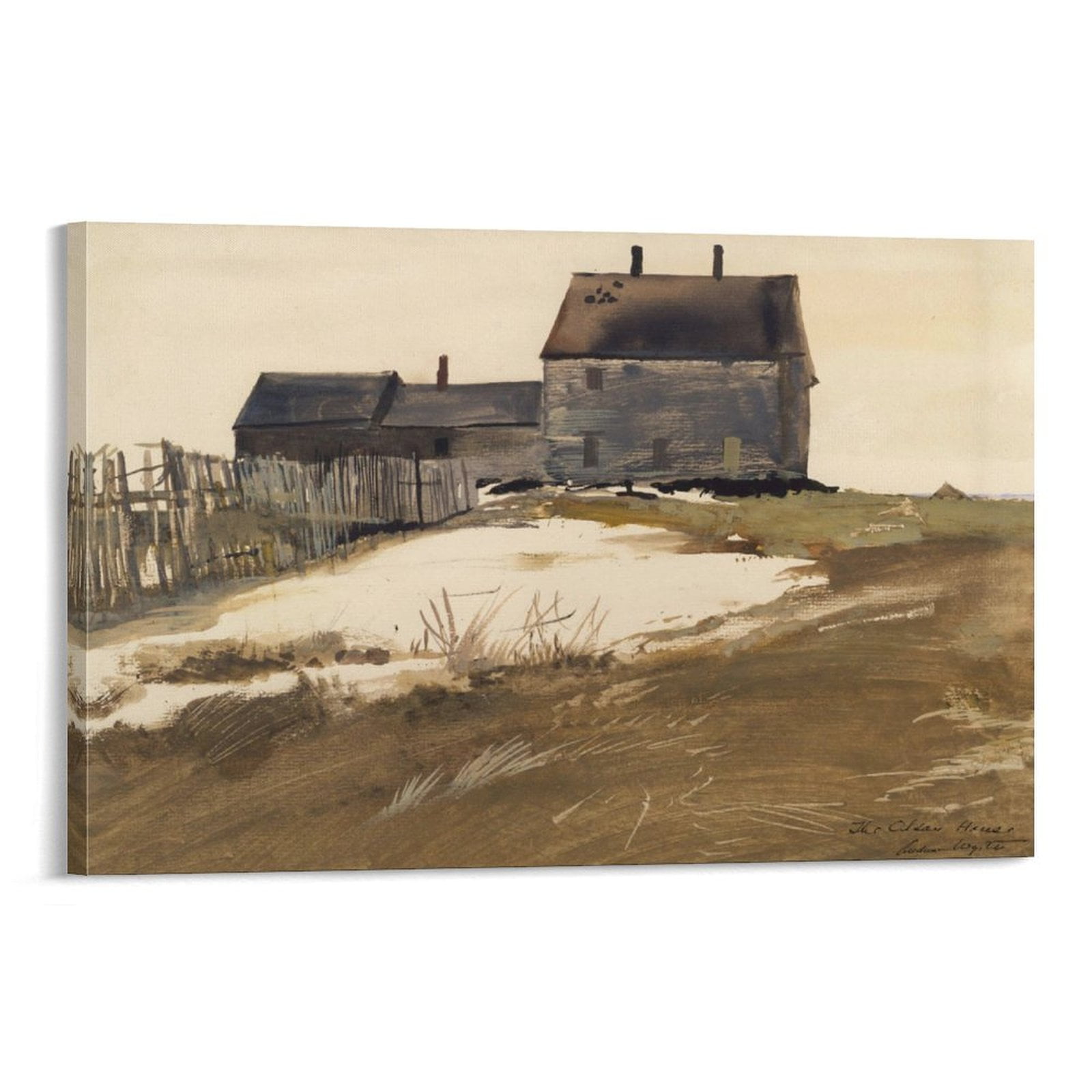 Andrew Wyeth Prints Paintings The Olson House by Andrew Wyeth Poster ...