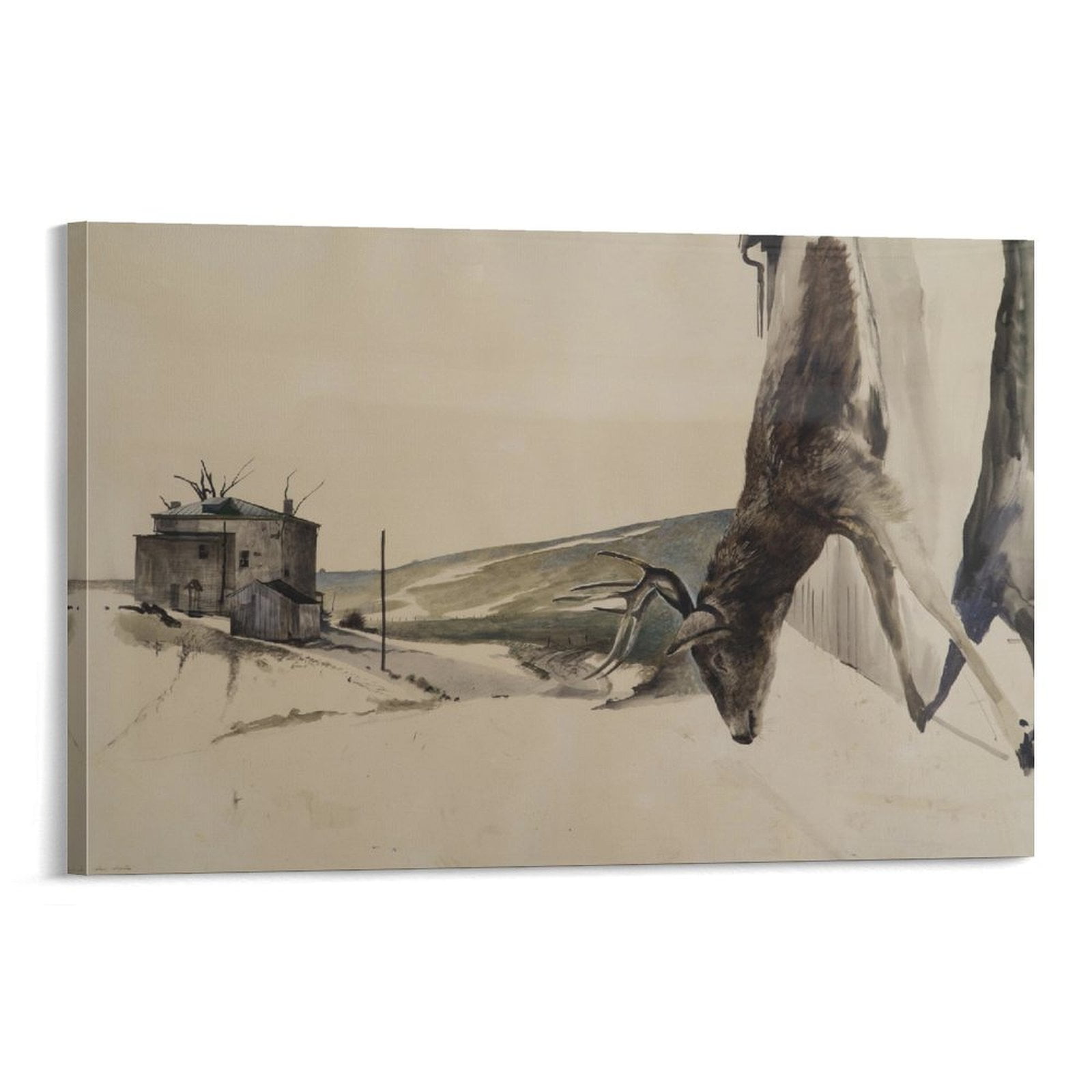 Andrew Wyeth Prints Paintings Winter Morning by Andrew Wyeth Poster ...