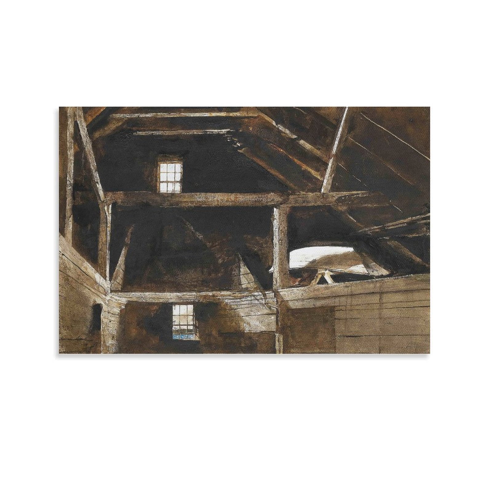 Andrew Wyeth Rafters Painting Art Poster Home Decor Poster Wall Art ...