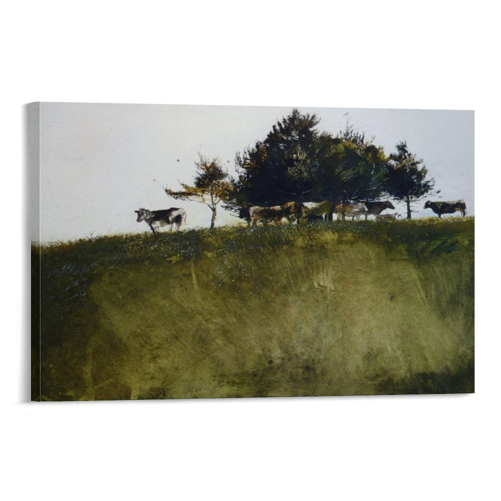 Andrew Wyeth Shadey Trees Painting Art Poster Canvas Wall Art Poster ...