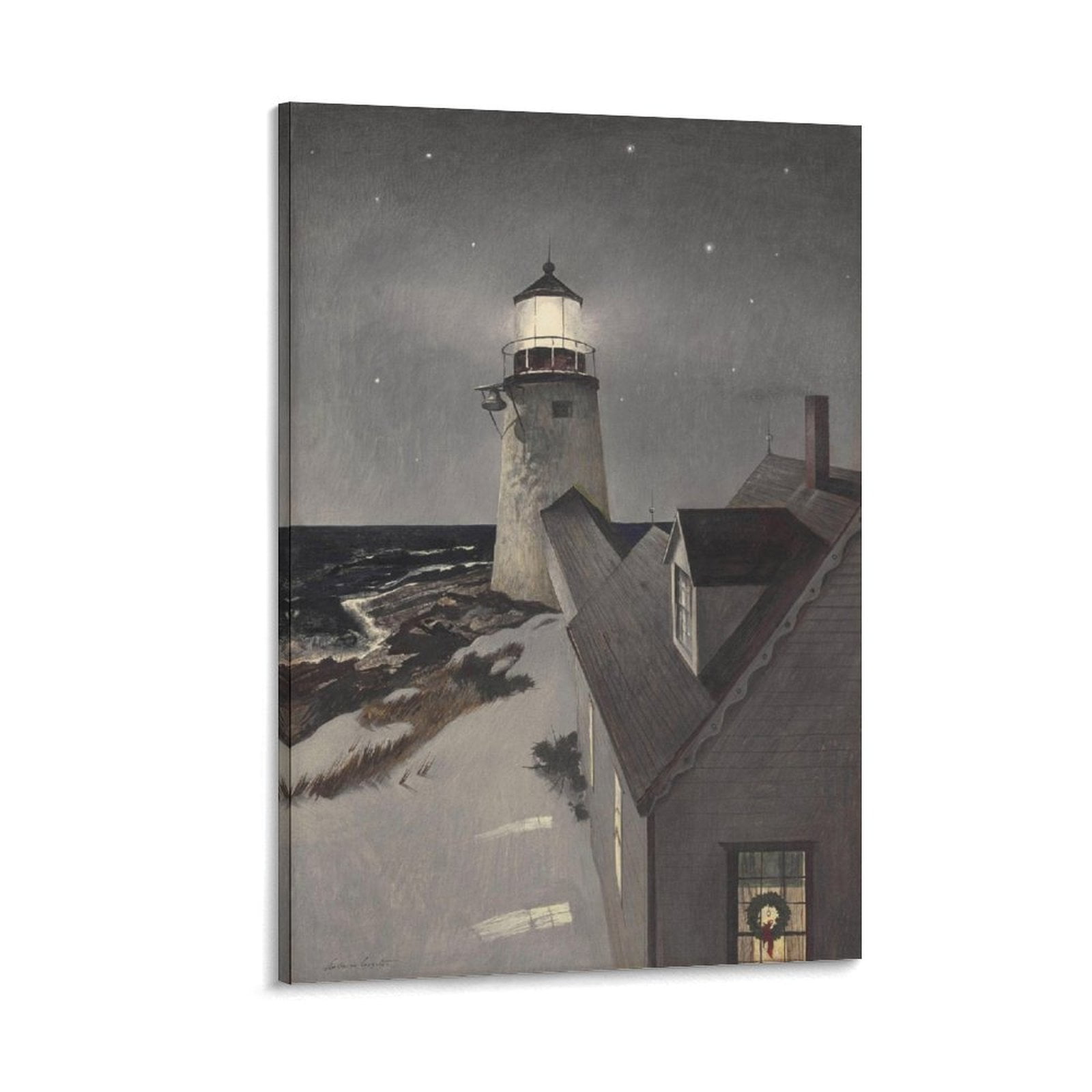 Andrew Wyeth Snowy Morning Prints Poster Posters Wall Art Painting ...