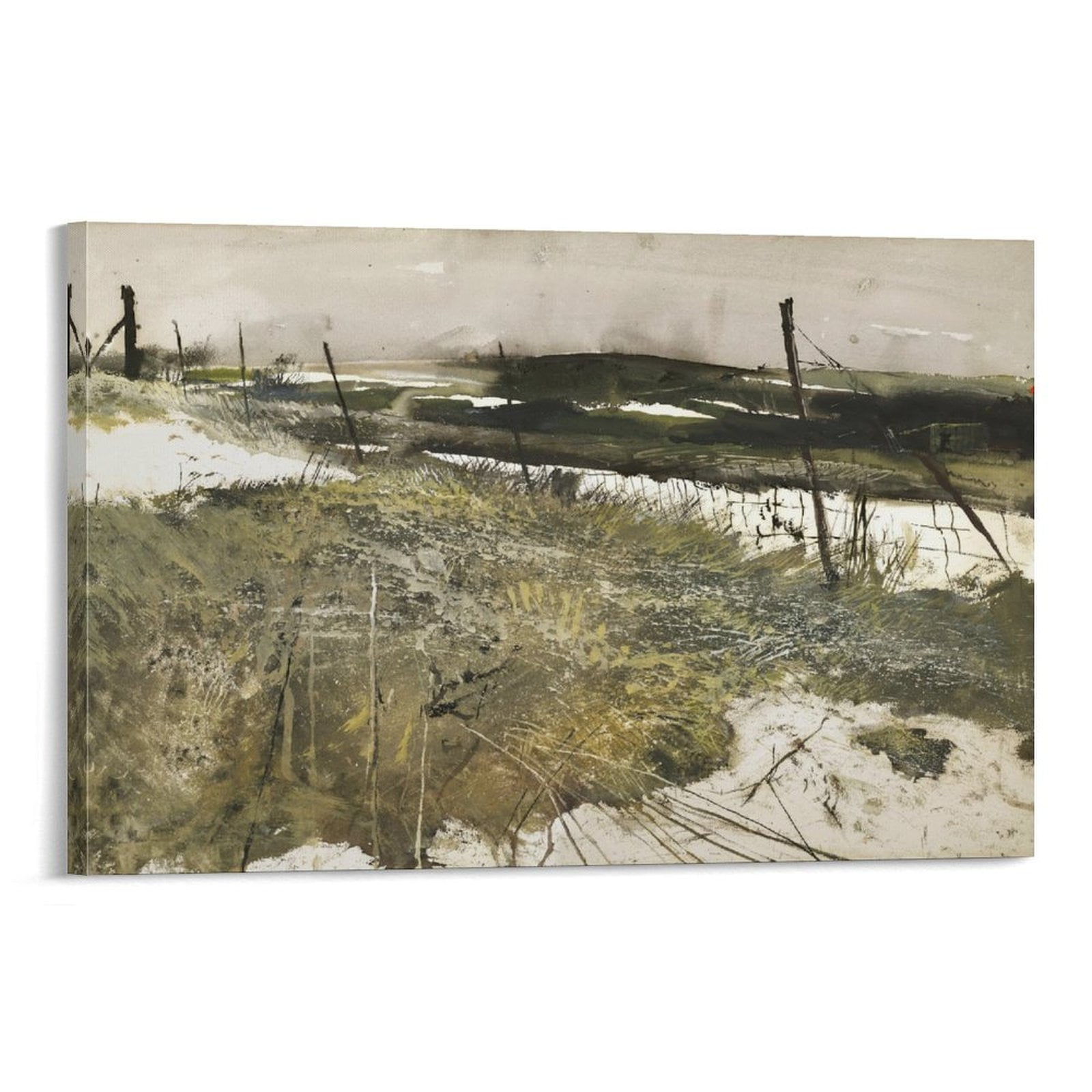 Andrew Wyeth Thawing Canvas Printing Famous Paintings, Wall Art Posters ...