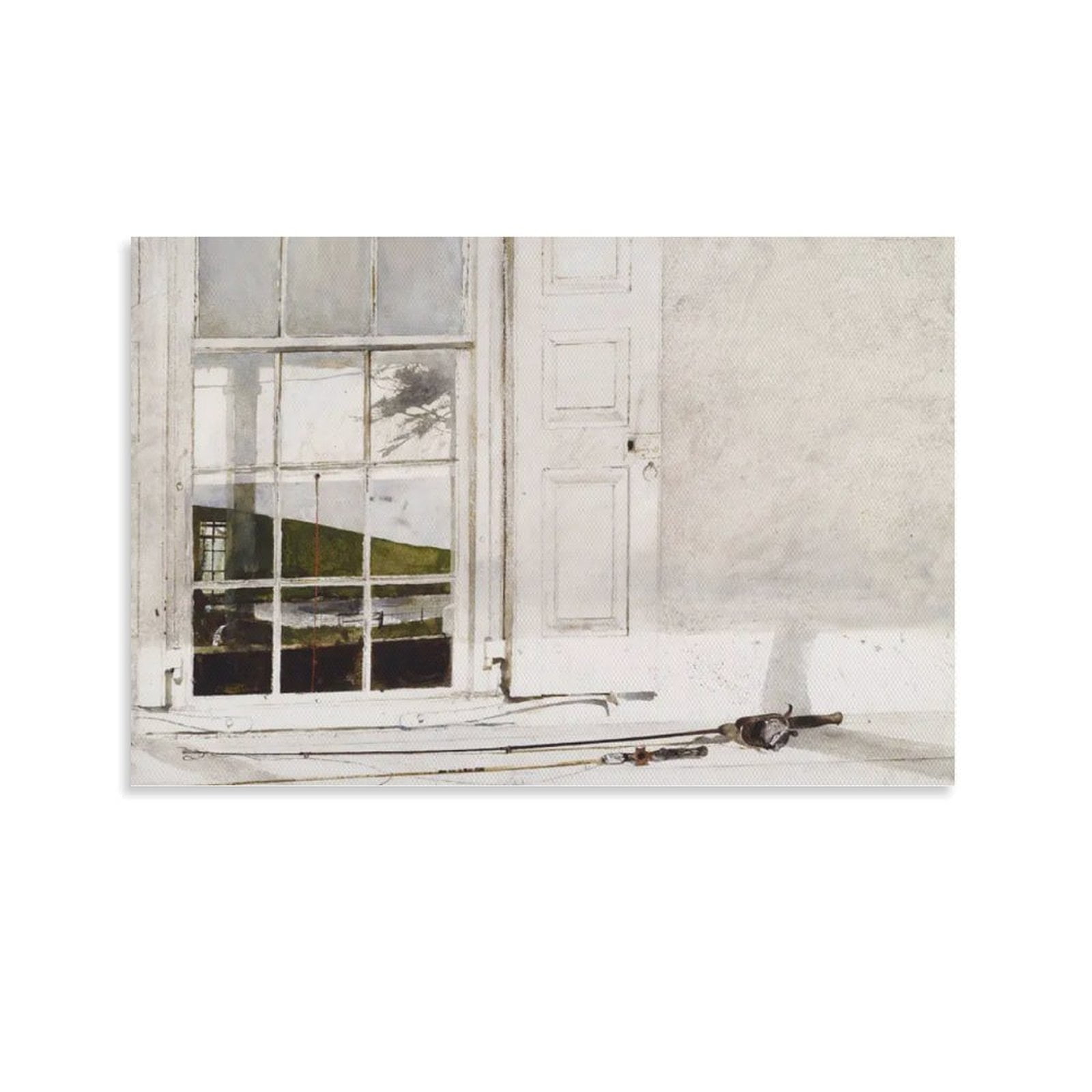 Andrew Wyeth The Artist Painting (21) Poster Cool Artworks Painting ...
