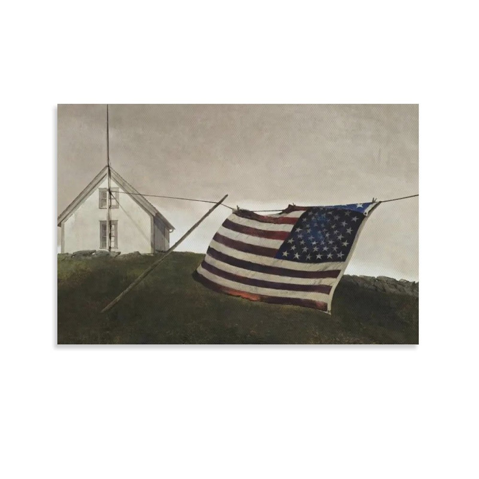 Andrew Wyeth The Artist Painting (24) Print Photo Art Painting Canvas ...