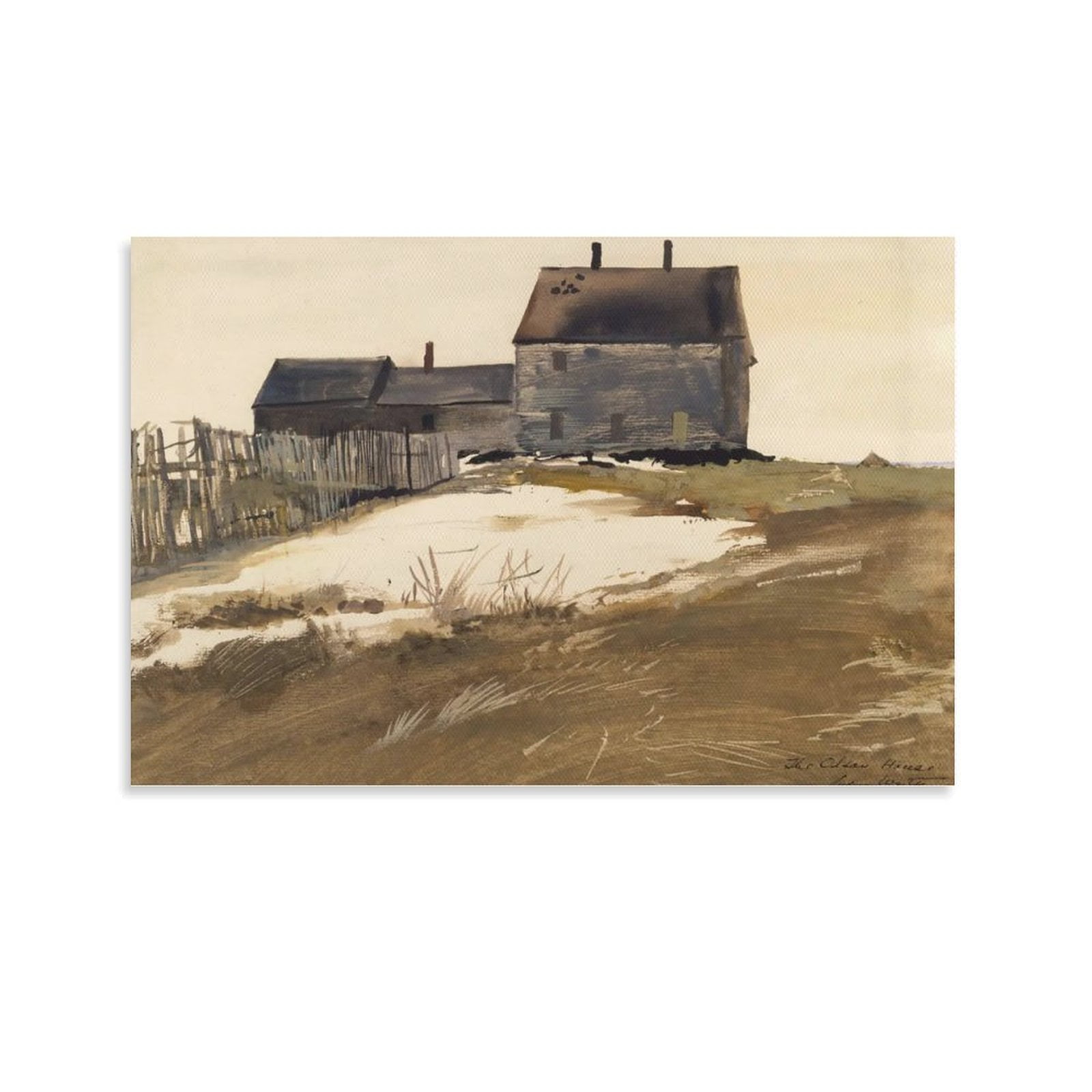 Andrew Wyeth The Artist Painting (27) Poster Cool Artworks Painting ...
