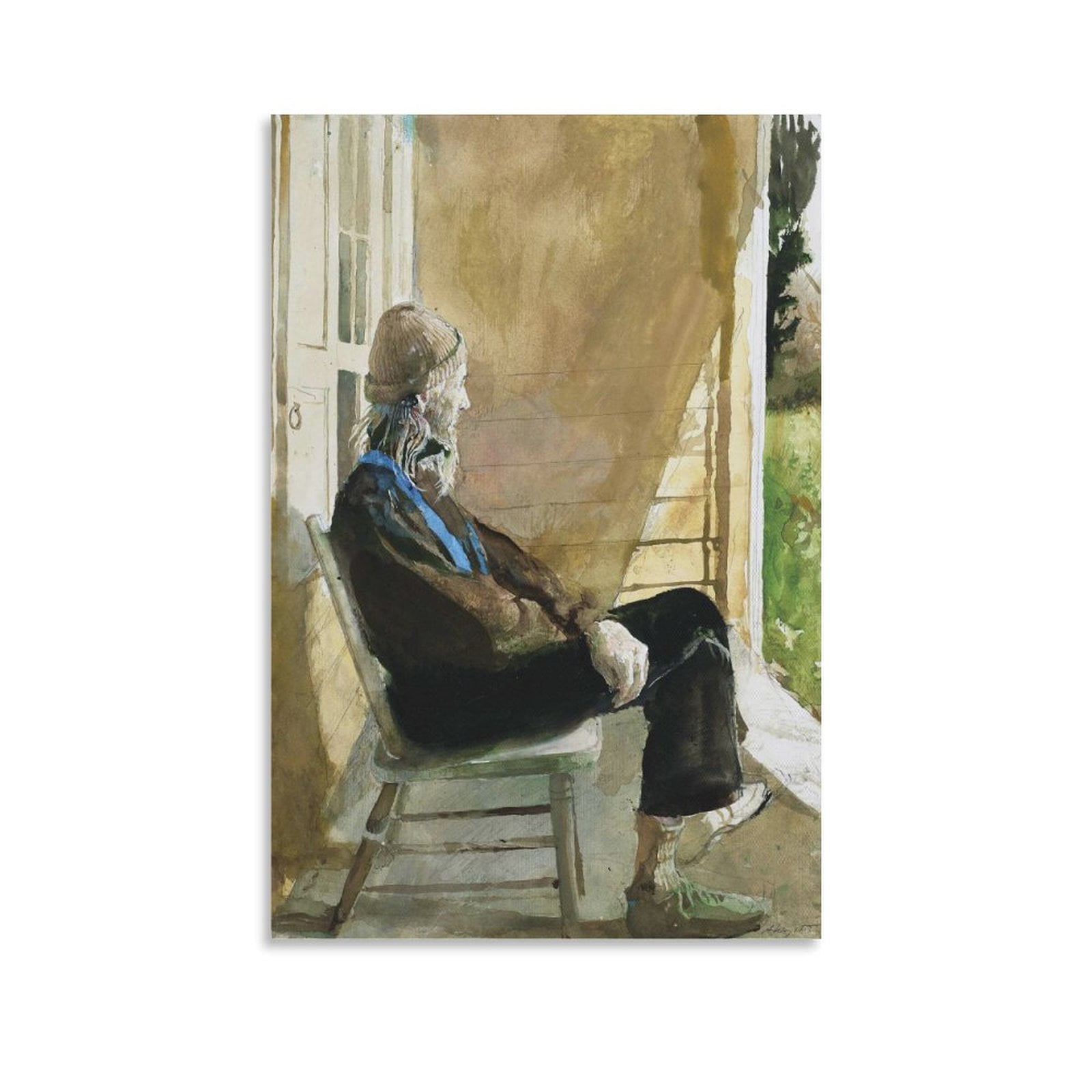 Andrew Wyeth The Artist Poster American Painter Room Aesthetic Poster ...