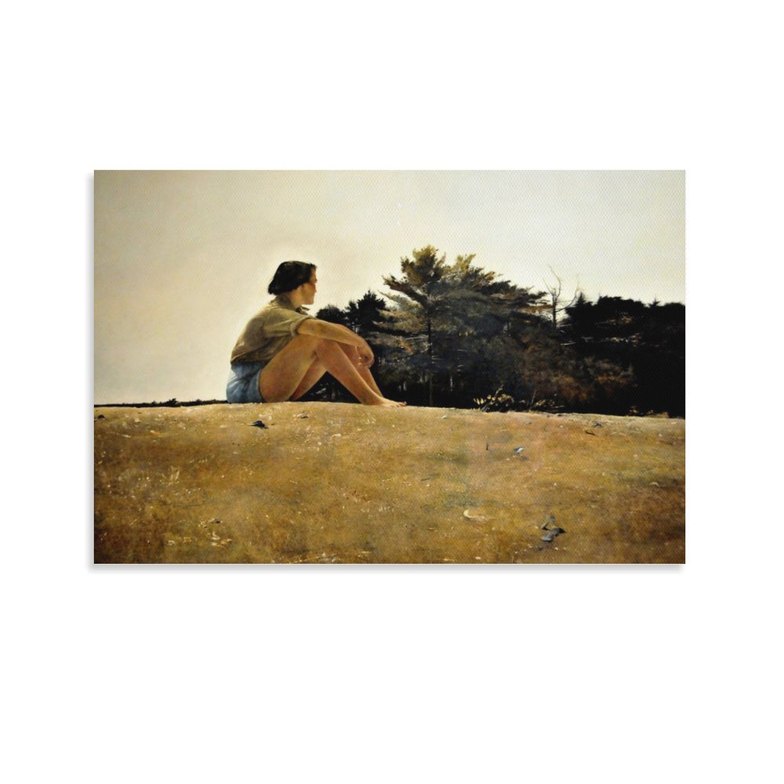 Andrew Wyeth The Artist Poster American Painter Sketch Watercolour ...