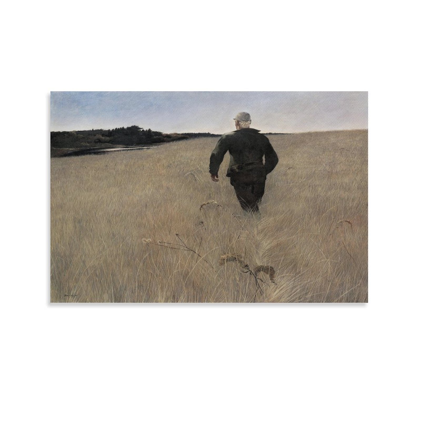 Andrew Wyeth The Artist Poster CTION PAINTING Art Poster Canvas ...