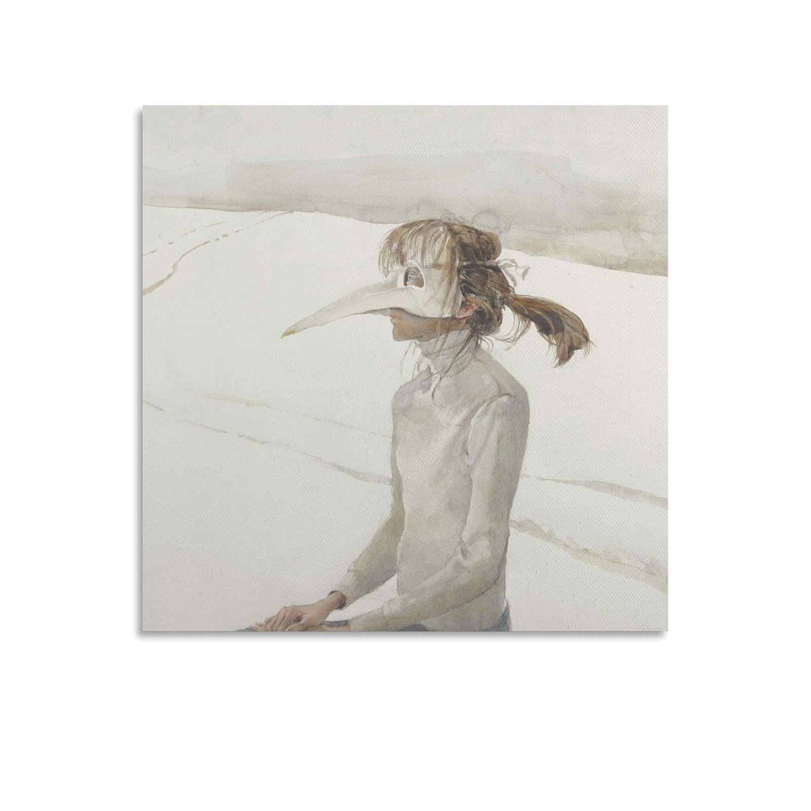 Andrew Wyeth The Artist Poster Hyperrealism Picture Print Canvas Poster ...