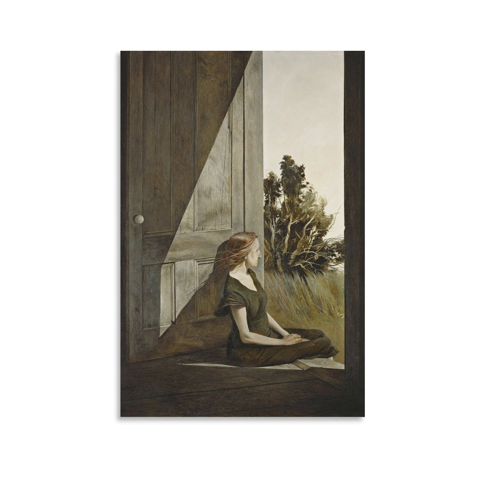 Andrew Wyeth The Artist Poster Hyperrealism Wall Art Picture Painting ...