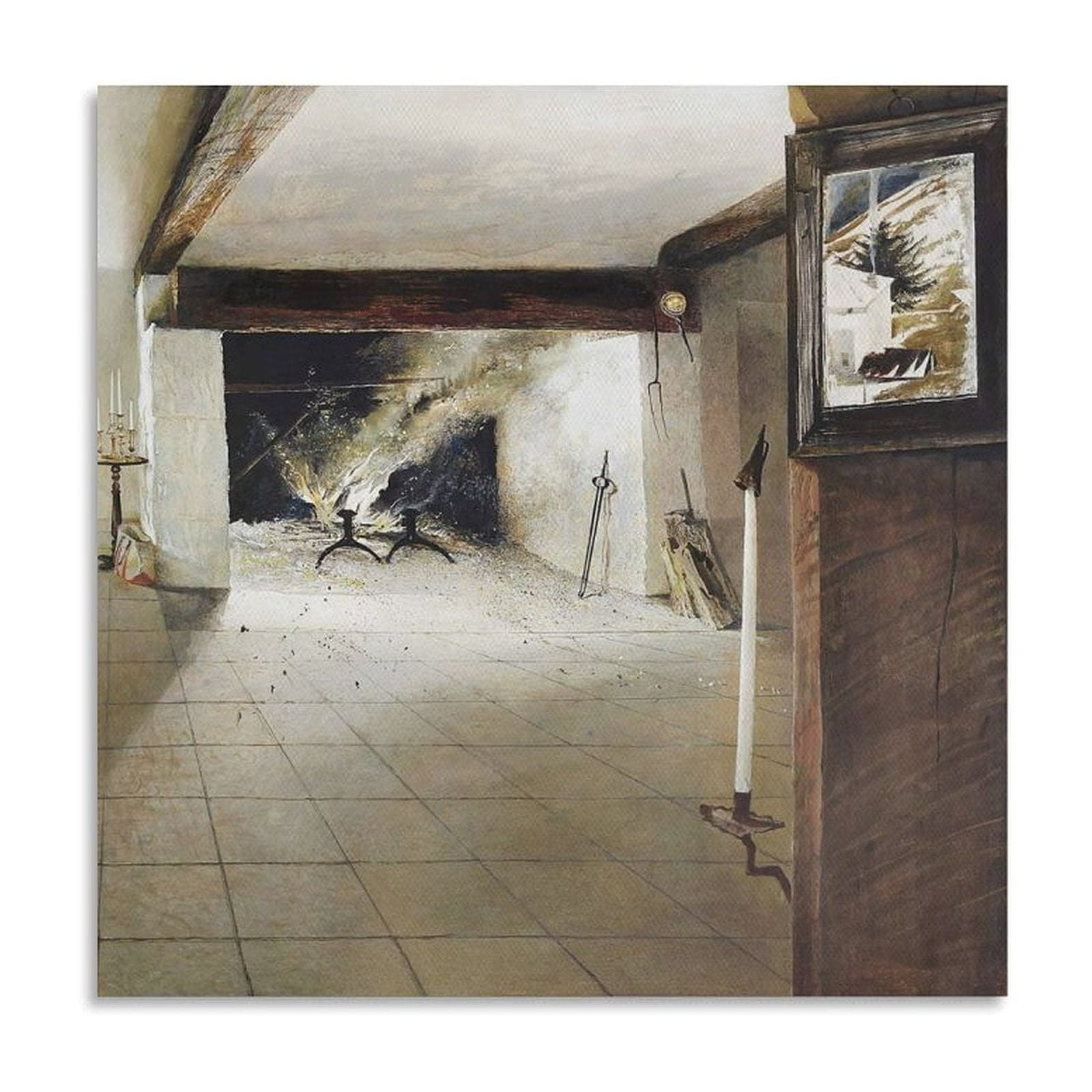 Andrew Wyeth The Artist Poster New Realism Canvas Wall Art Poster ...