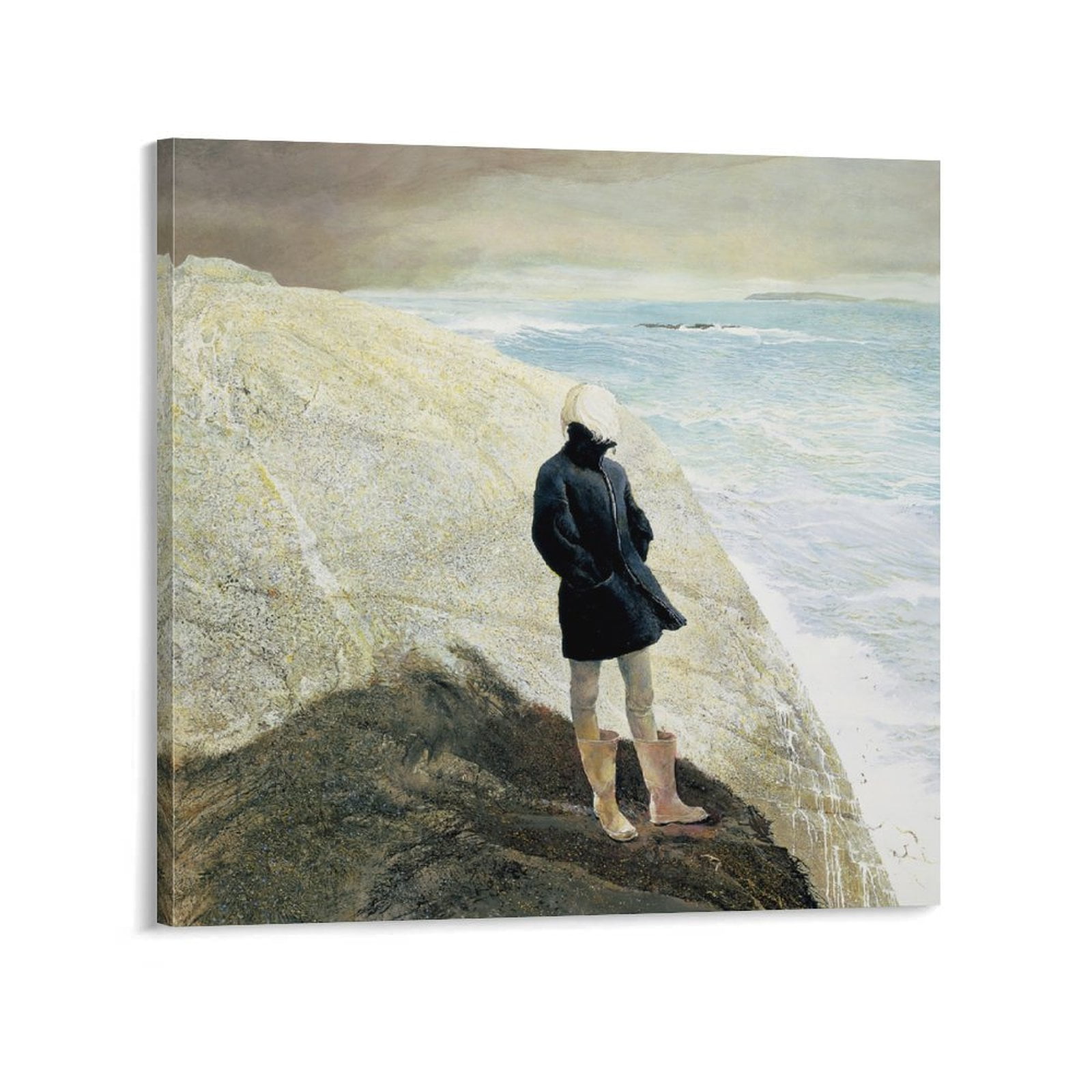 Andrew Wyeth The Artist Poster abstractionism Nostalgic Realism Canvas ...