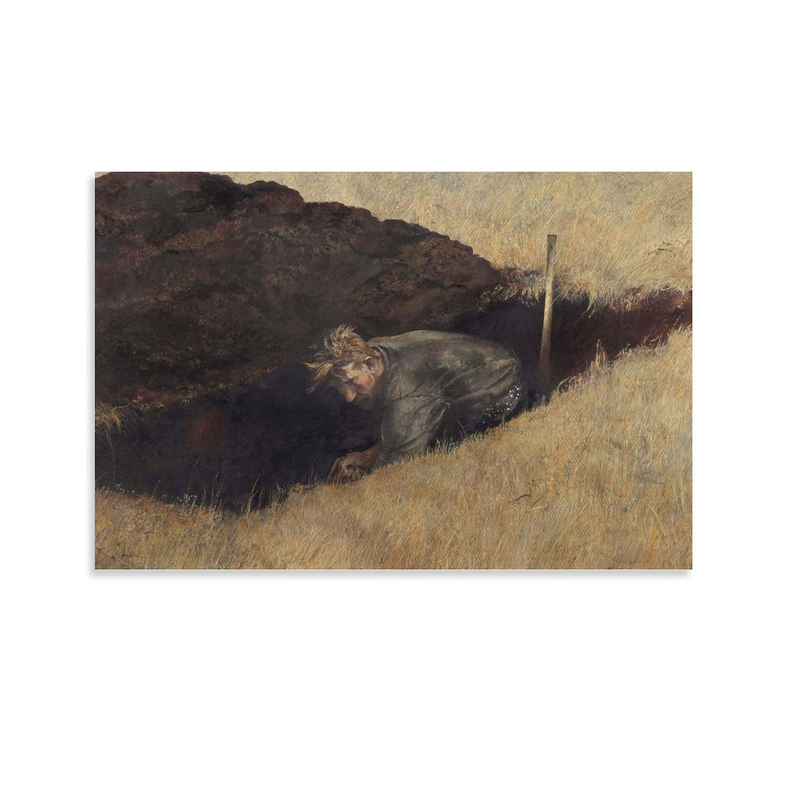 Andrew Wyeth The Sexton Canvas Printing Famous Paintings, Wall Art ...