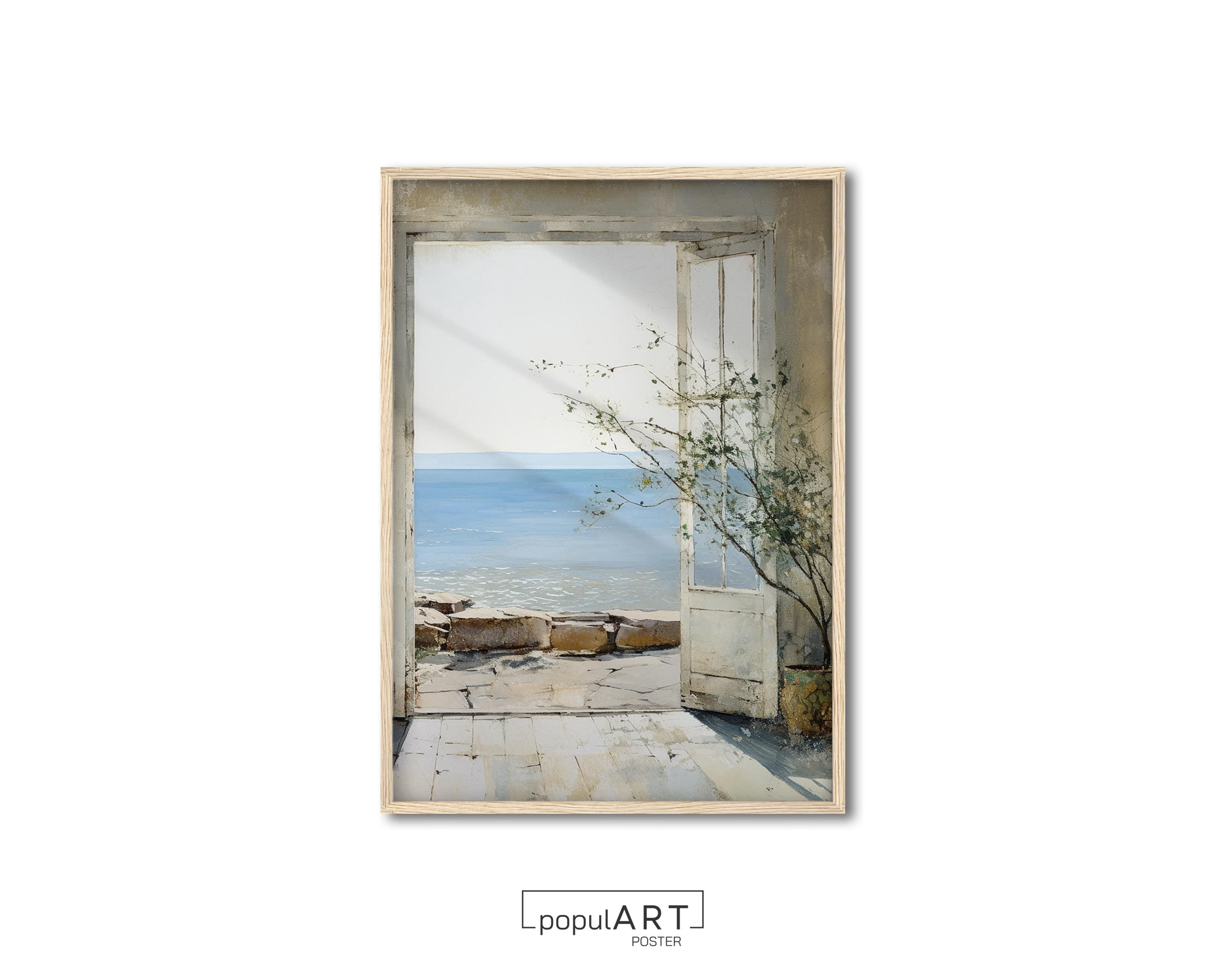 Andrew Wyeth Watercolor Painting, Seascape Poster, Landscape Wall Print ...