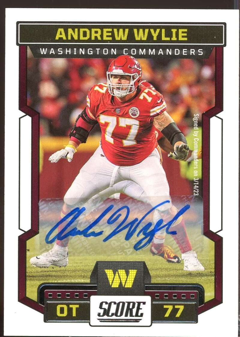 Andrew Wylie Card 2023 Score Autograph Signatures #300 - Walmart.com