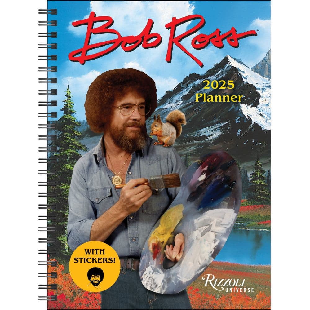 Andrews McMeel Publishing, Bob Ross 2025 Planner - Walmart.com