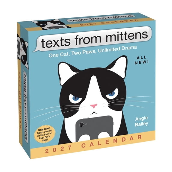 Andrews McMeel Publishing, Texts from Mittens the Cat 2027 Desk ...