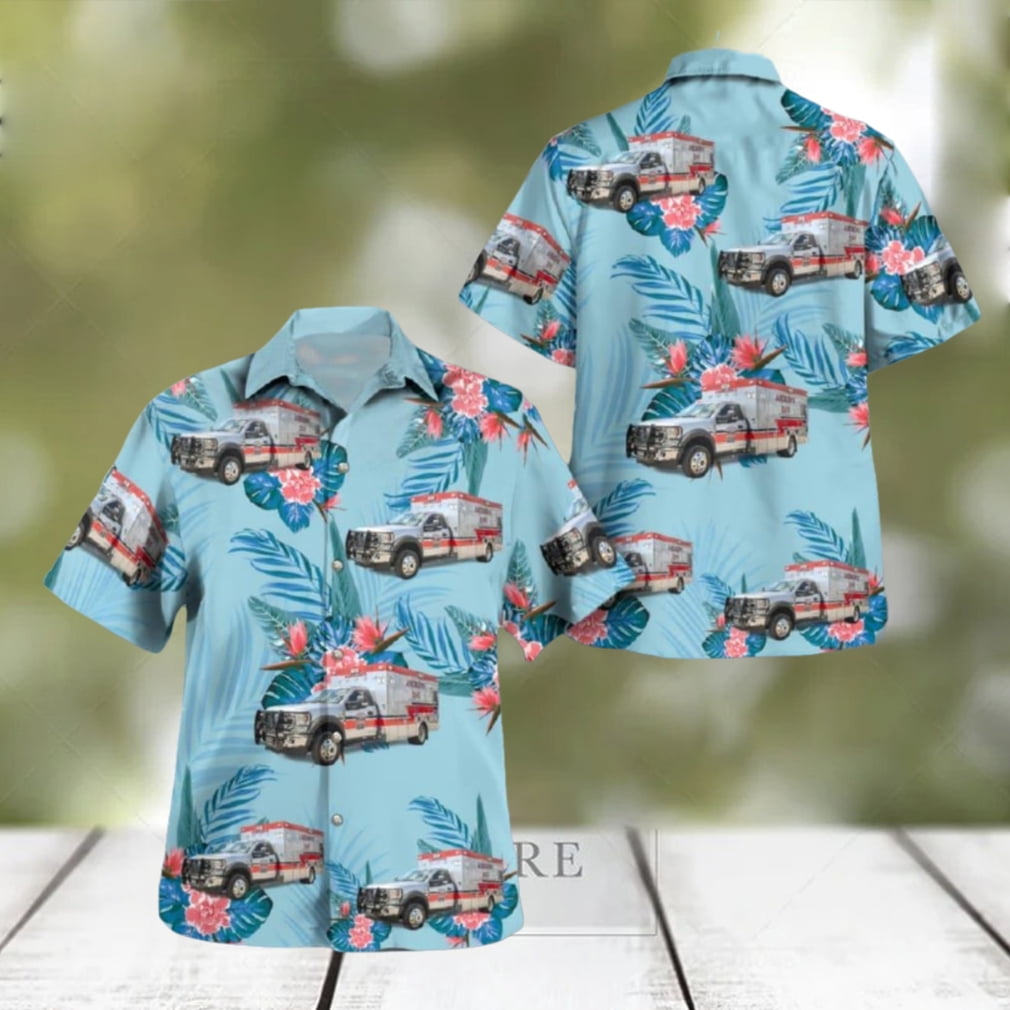 Andrews, Texas, Andrews EMS Hawaiian Shirt - Walmart.com